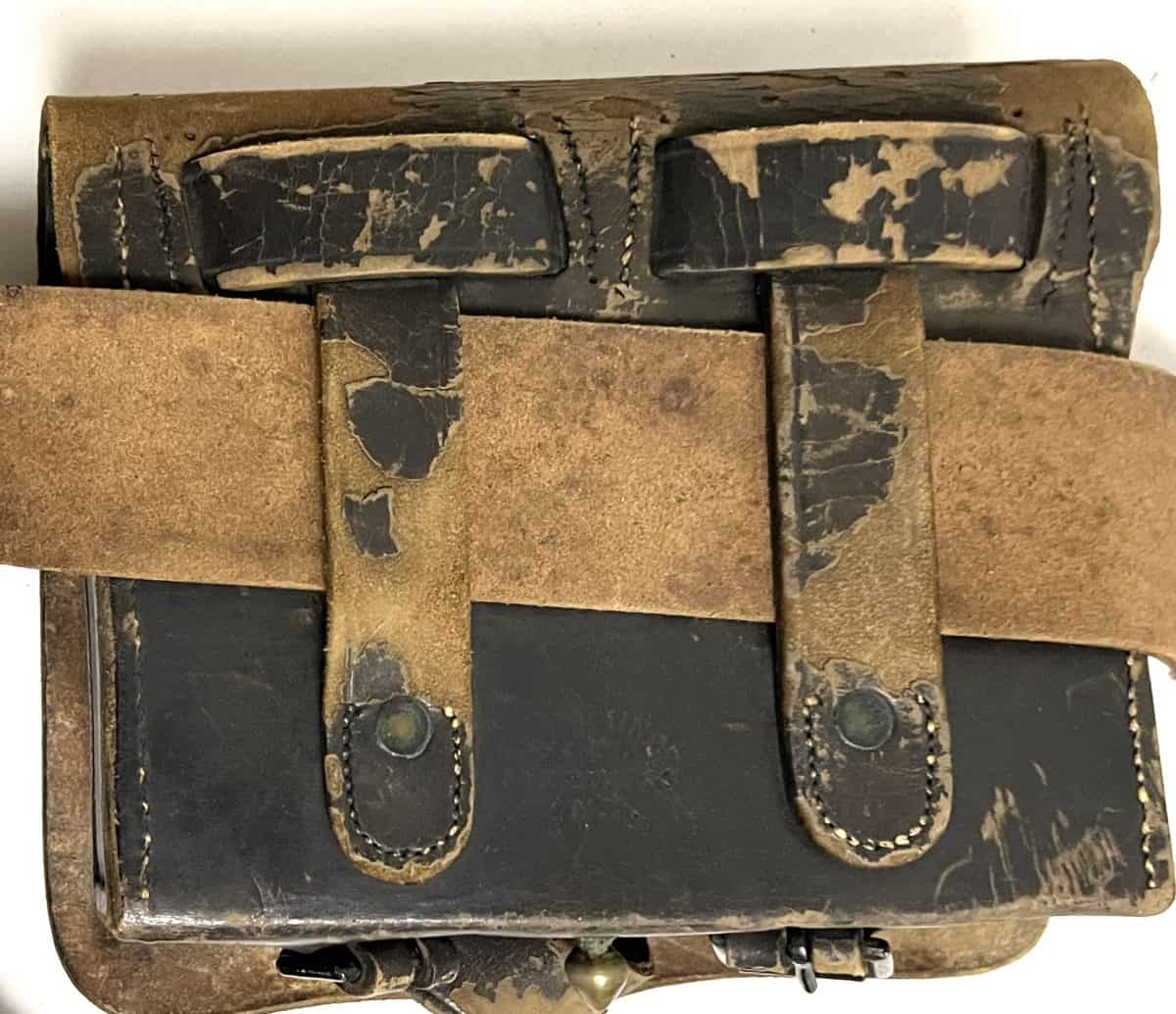 AMAZING - US Civil War Infantry Belt with Buckle, Cartridge Box, Cap ...