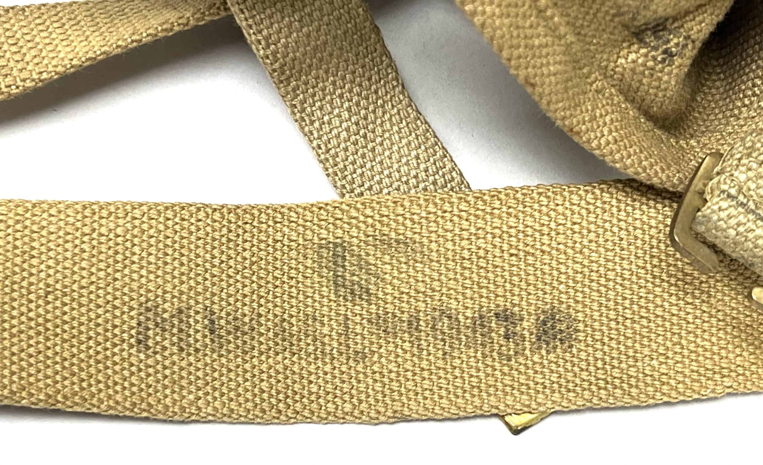 WW2 British Pattern 37 Canteen Harness with Shoulder Strap Both 1943 ...