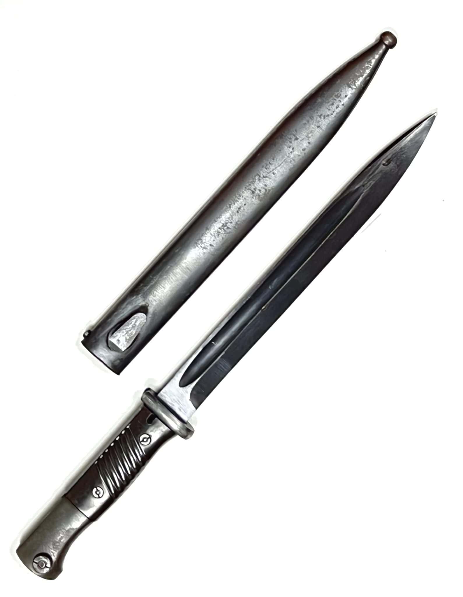 WW2 German K98k Bayonet with Scabbard Early Commercial Unnumbered ...