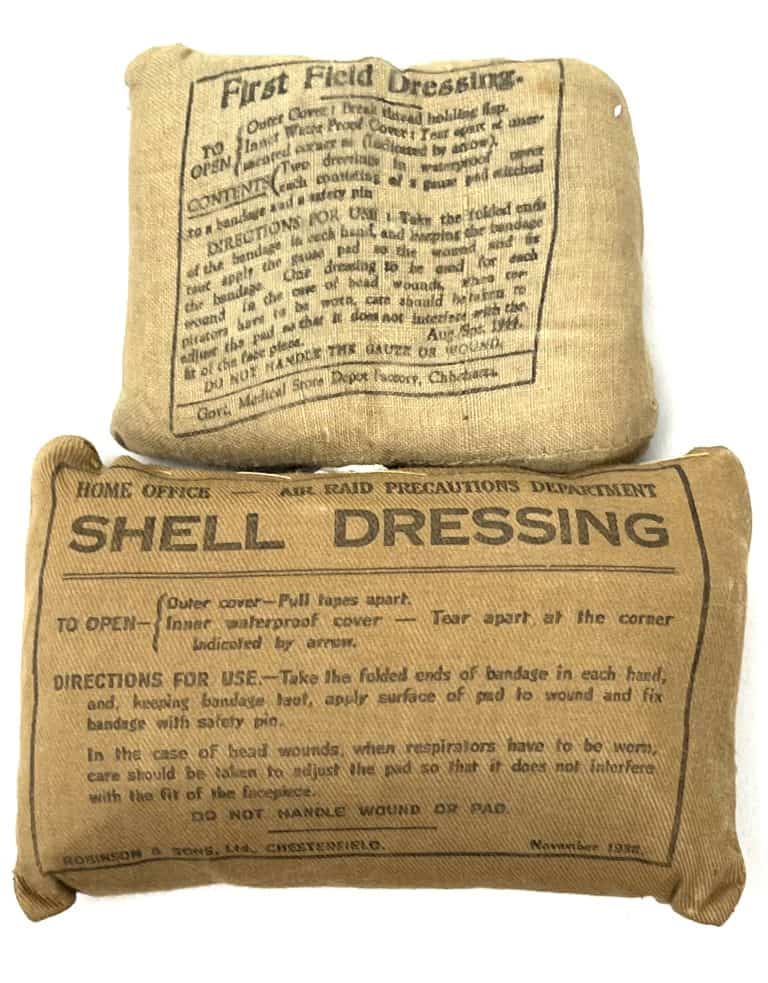 WW2 British Pattern 37 First Aid Bag 1942 - Enemy Militaria
