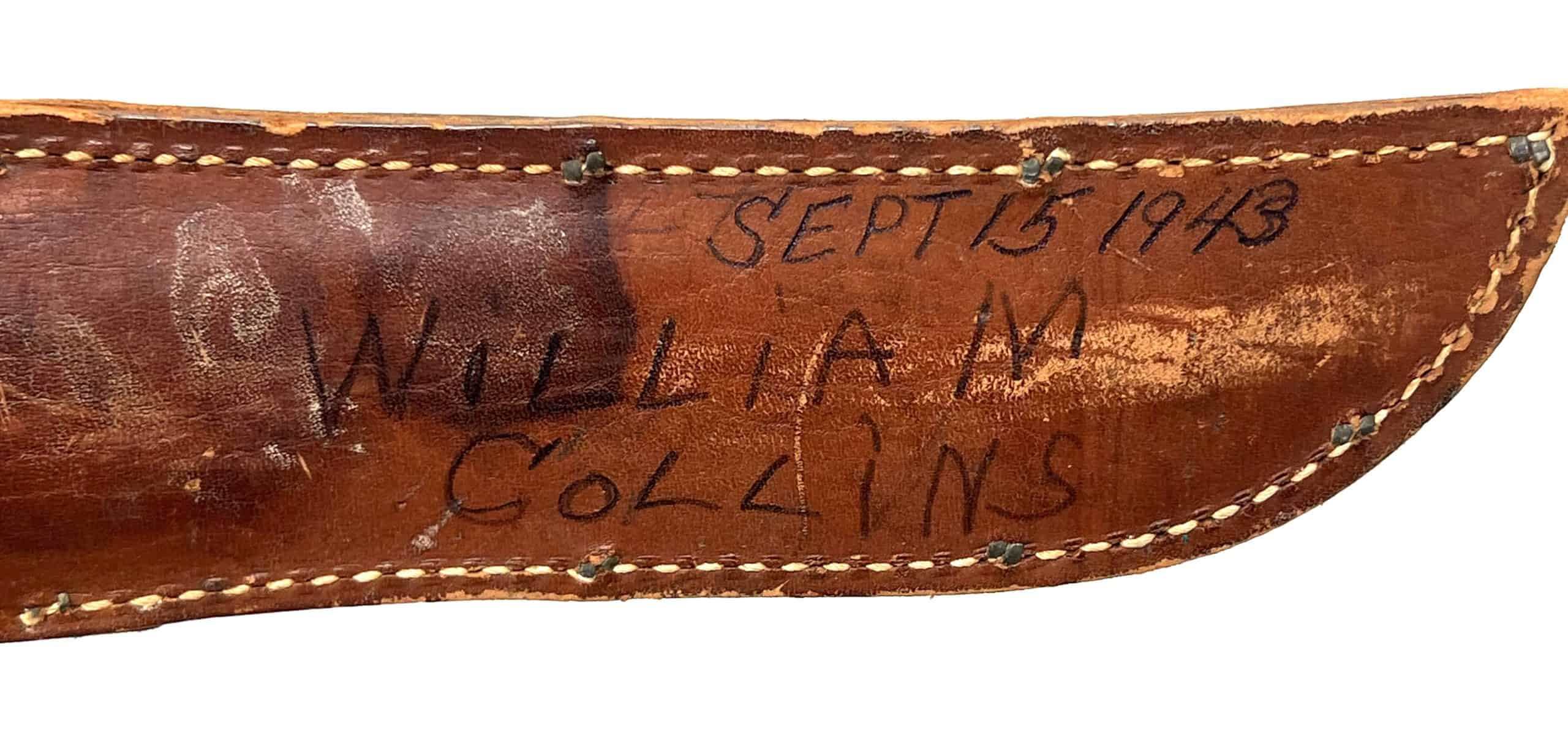 WW2 US Case XX Fighting Knife Named PTO - Enemy Militaria