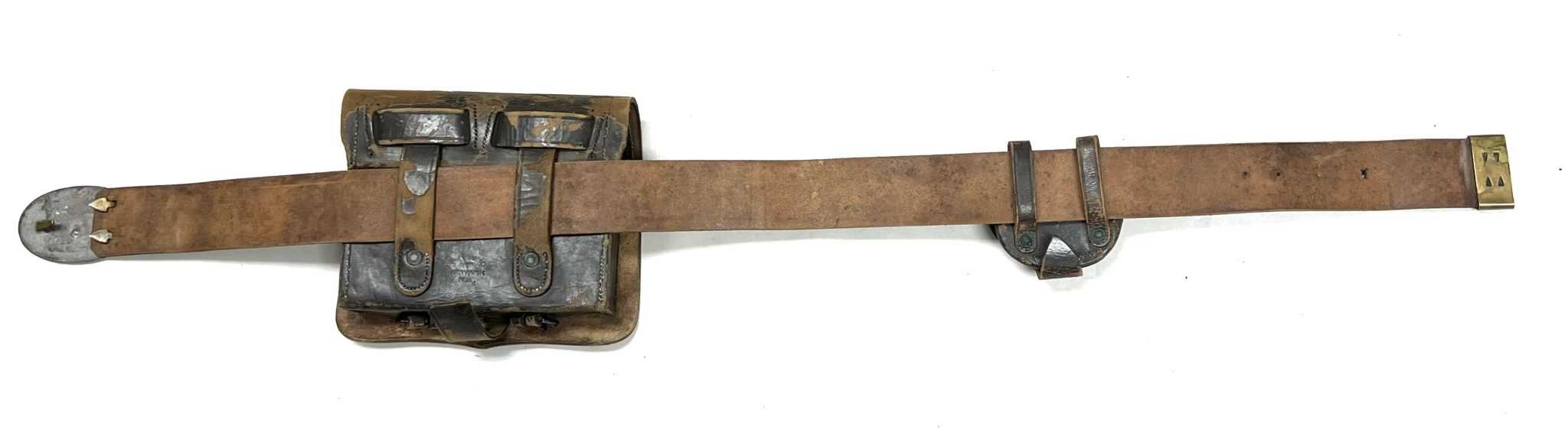 AMAZING - US Civil War Infantry Belt with Buckle, Cartridge Box, Cap ...