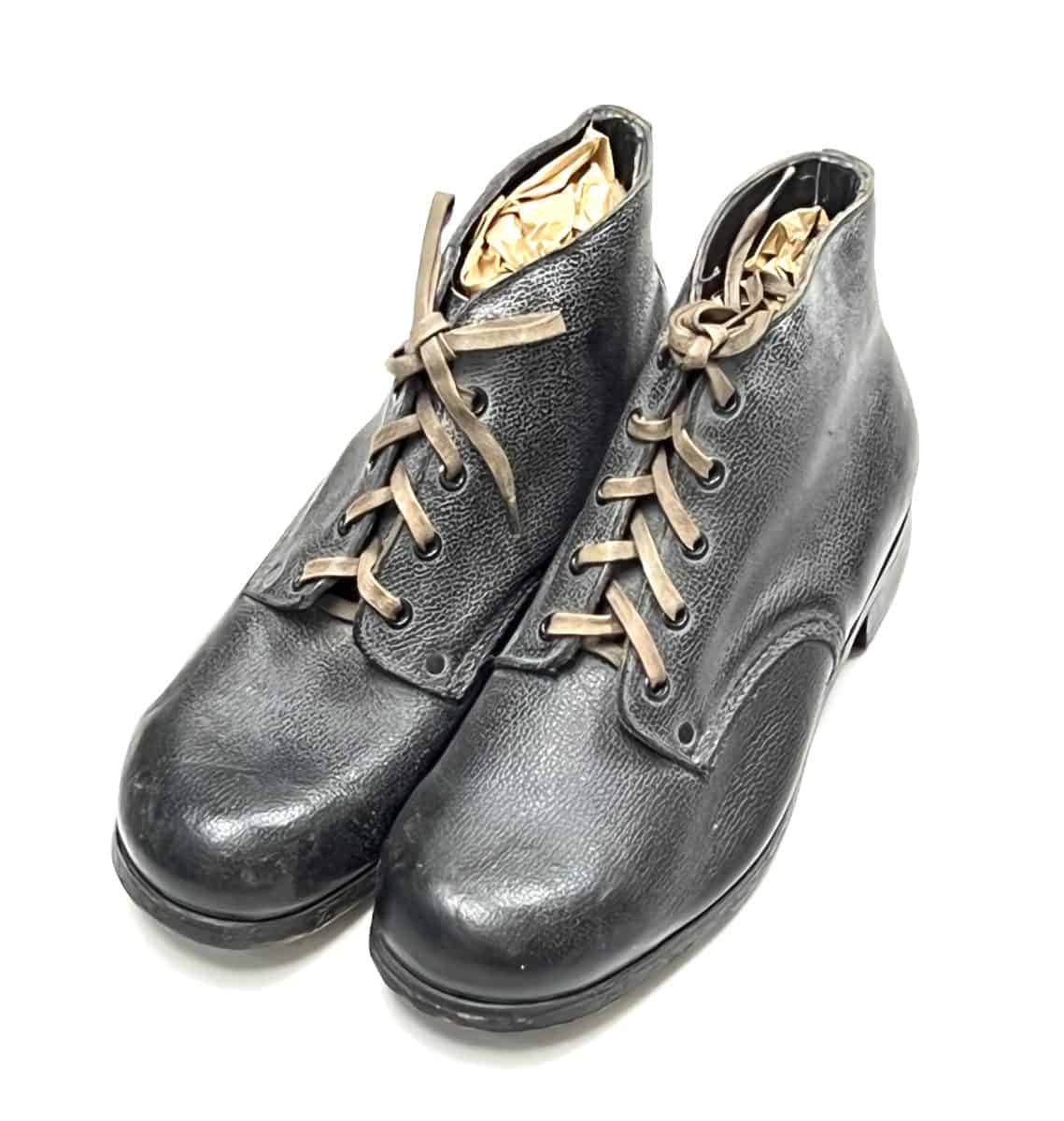 WW2 German Enlisted Combat Shoes with Hobnails RBN Number Marked ...