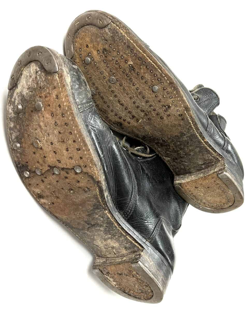 WW2 British Style Ammo Boots with Hobnails Size 13 - Enemy Militaria