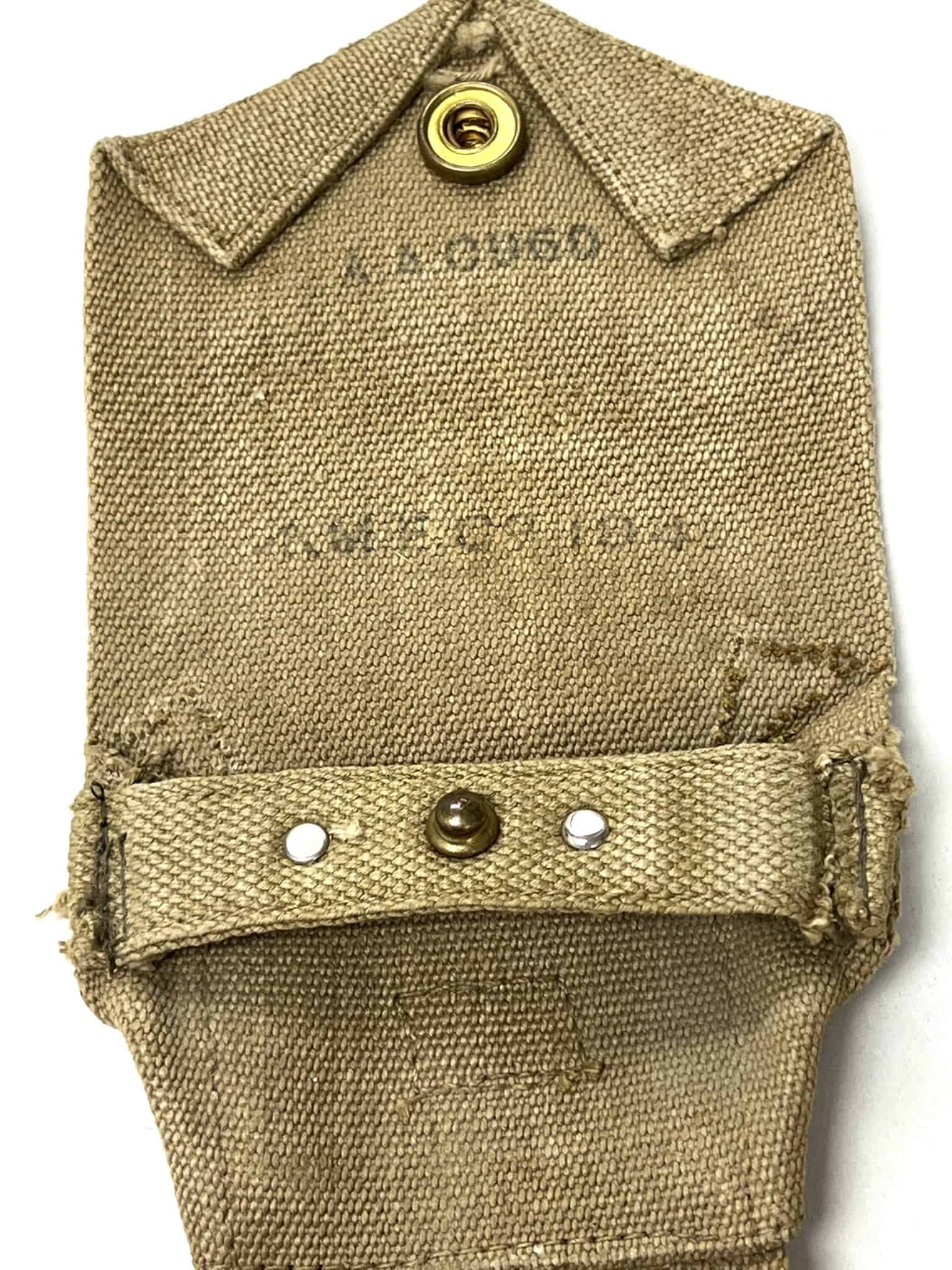 WW2 British Wire Cutters with P37 Web Pouch Dated 1943 - Enemy Militaria