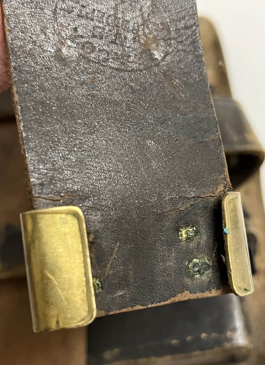AMAZING - US Civil War Infantry Belt with Buckle, Cartridge Box, Cap ...