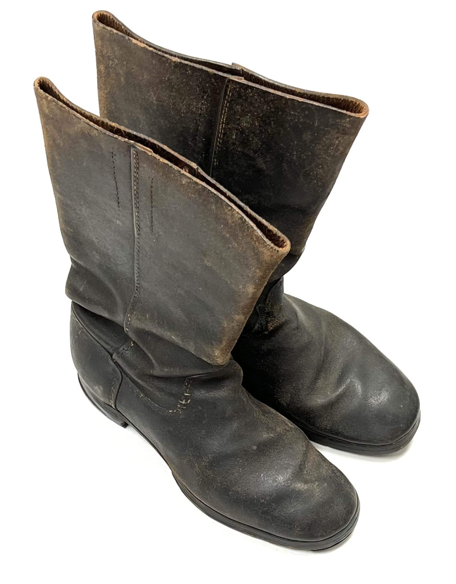WW1 German Side Seam Jack Boots - Enemy Militaria