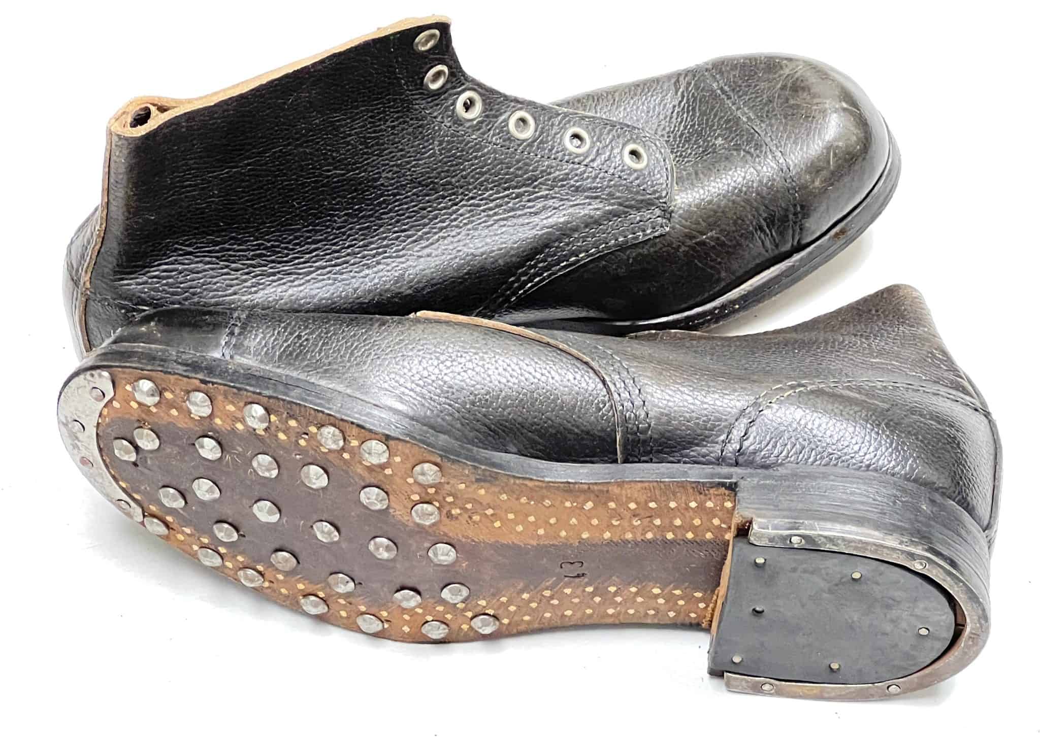 WW2 German Enlisted Combat Shoes with Hobnails Size 43 Unissued - Enemy ...