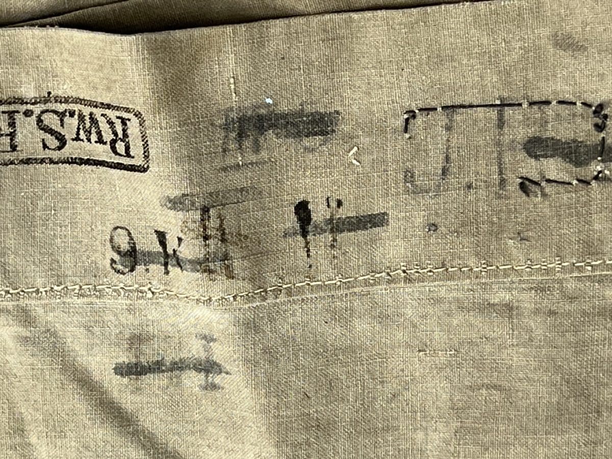 WW1 German Zeltbahn Shelter Half - Enemy Militaria