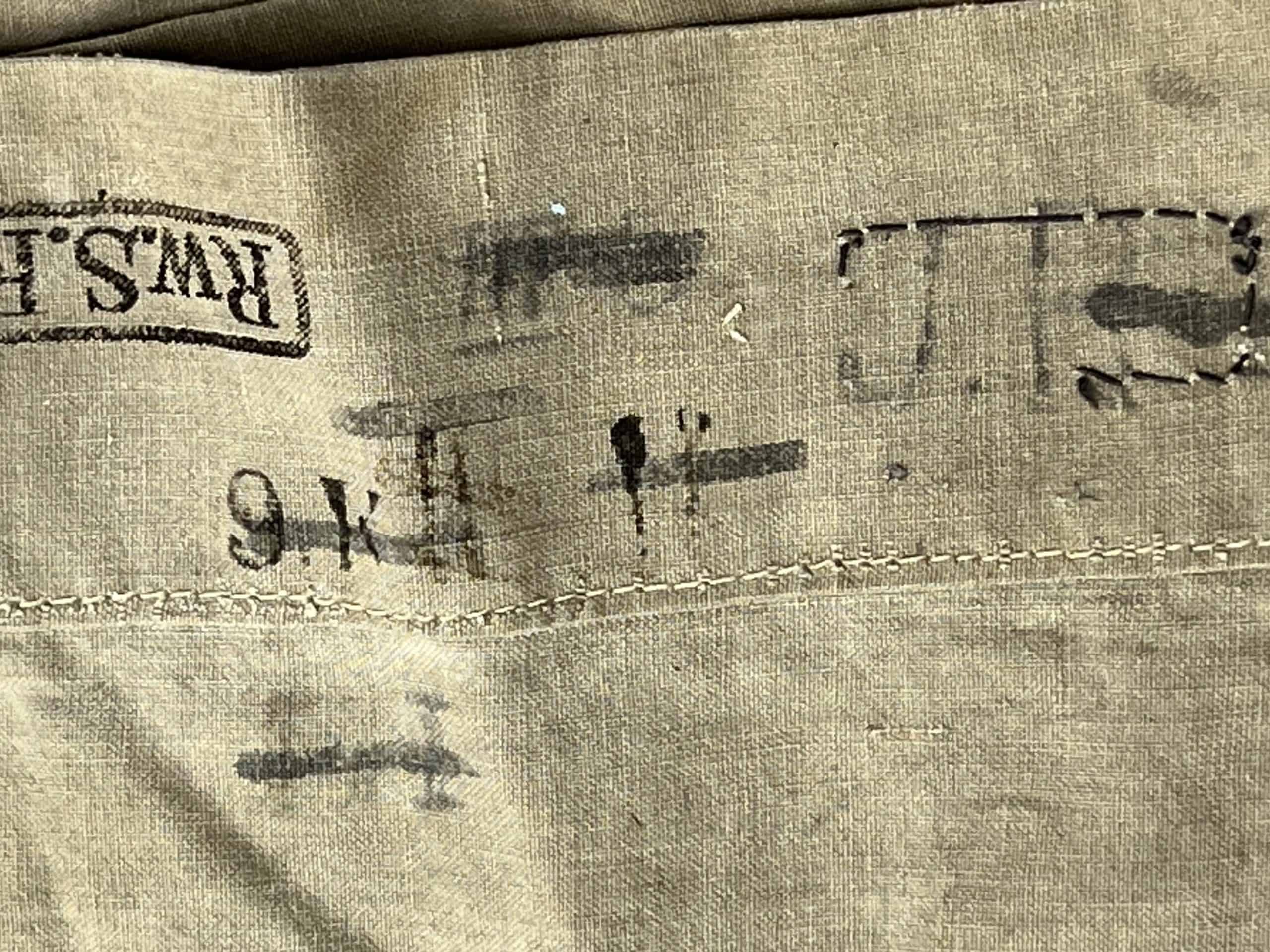 WW1 German Zeltbahn Shelter Half - Enemy Militaria