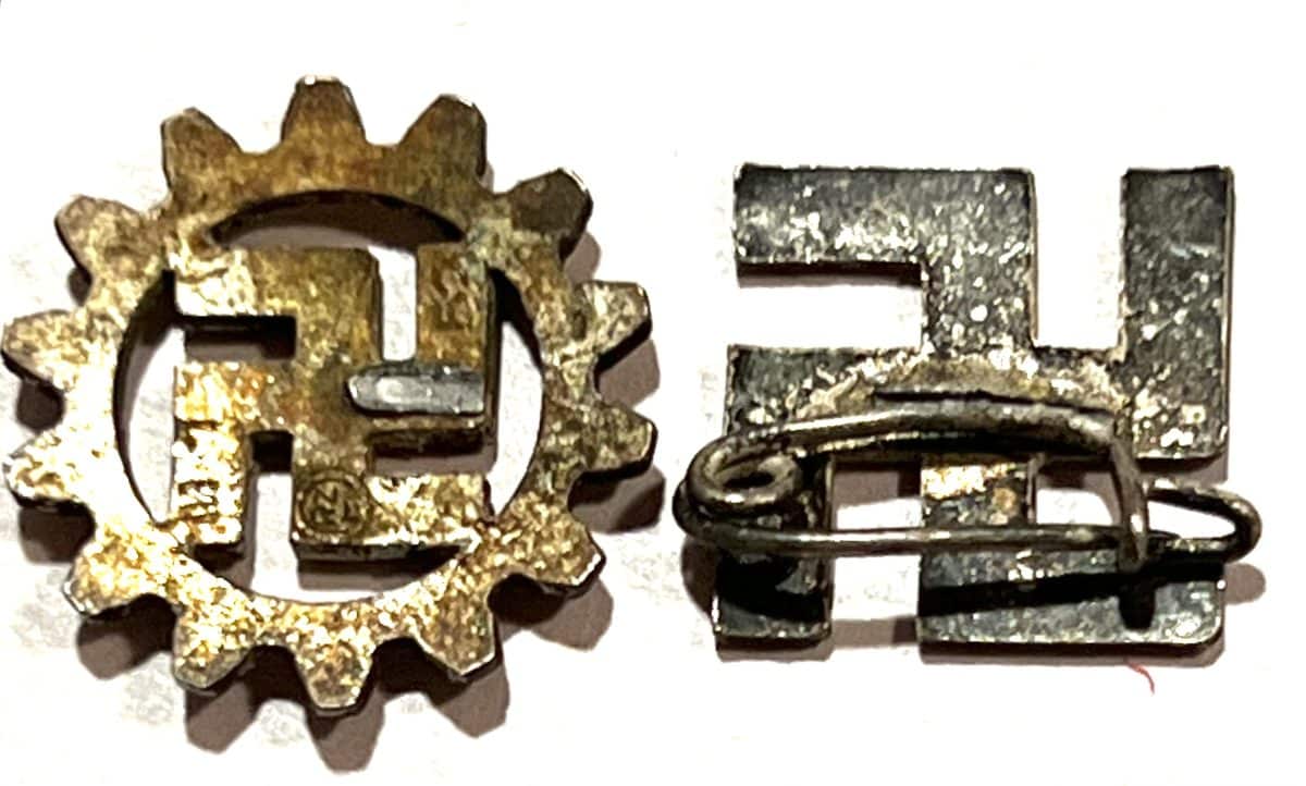 WW2 German NSDAP Pins - Enemy Militaria
