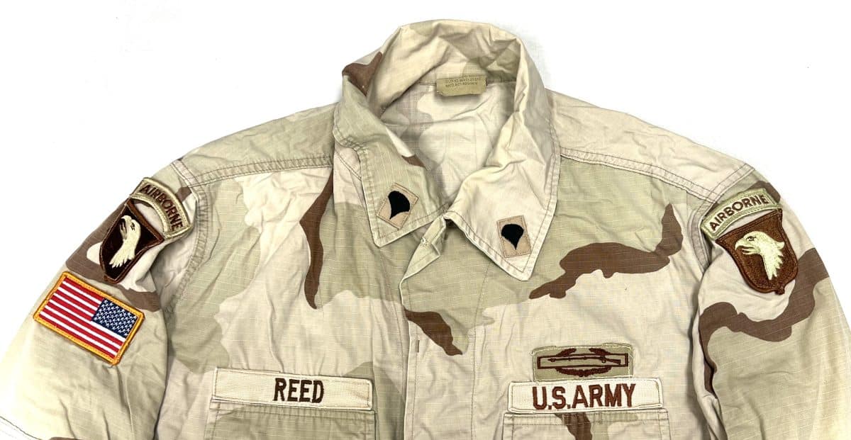 US Army DCU Jacket Double Patched to SPEC REED 101st Airborne CIB ...