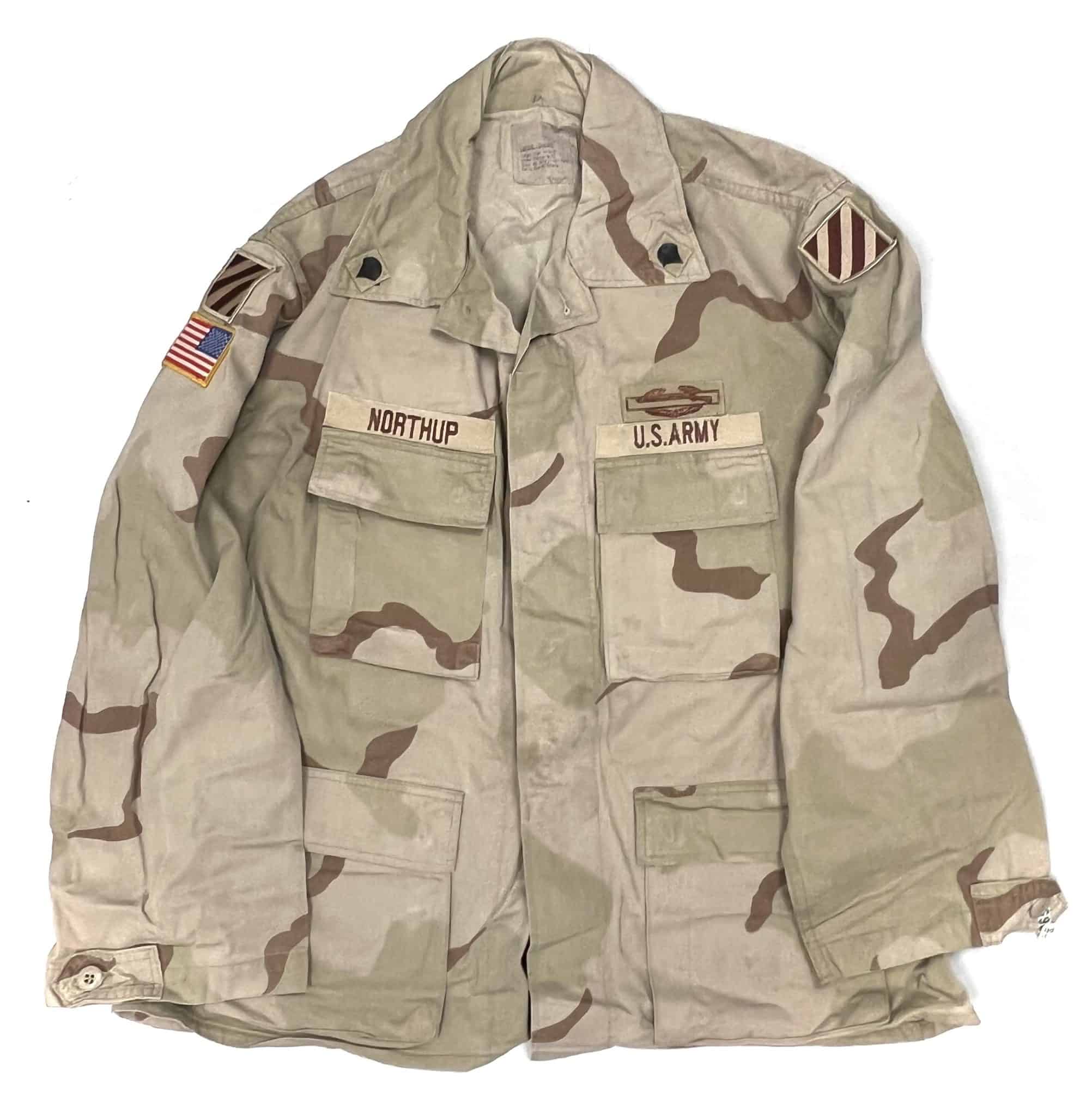 US Army DCU Jacket Double Patched to SPEC NORTHRUP 3rd Infantry ...