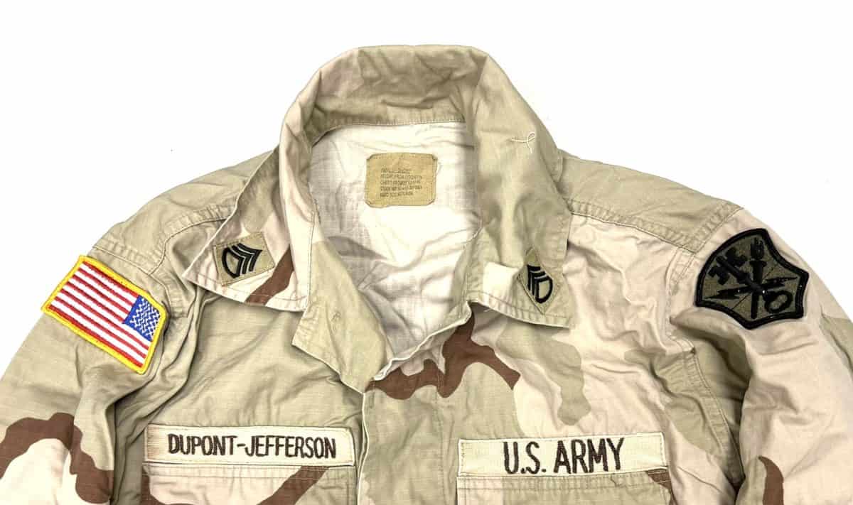 US Army DCU Jacket Patched to SSG DUPONT-JEFFERSON INSCOM - Enemy Militaria