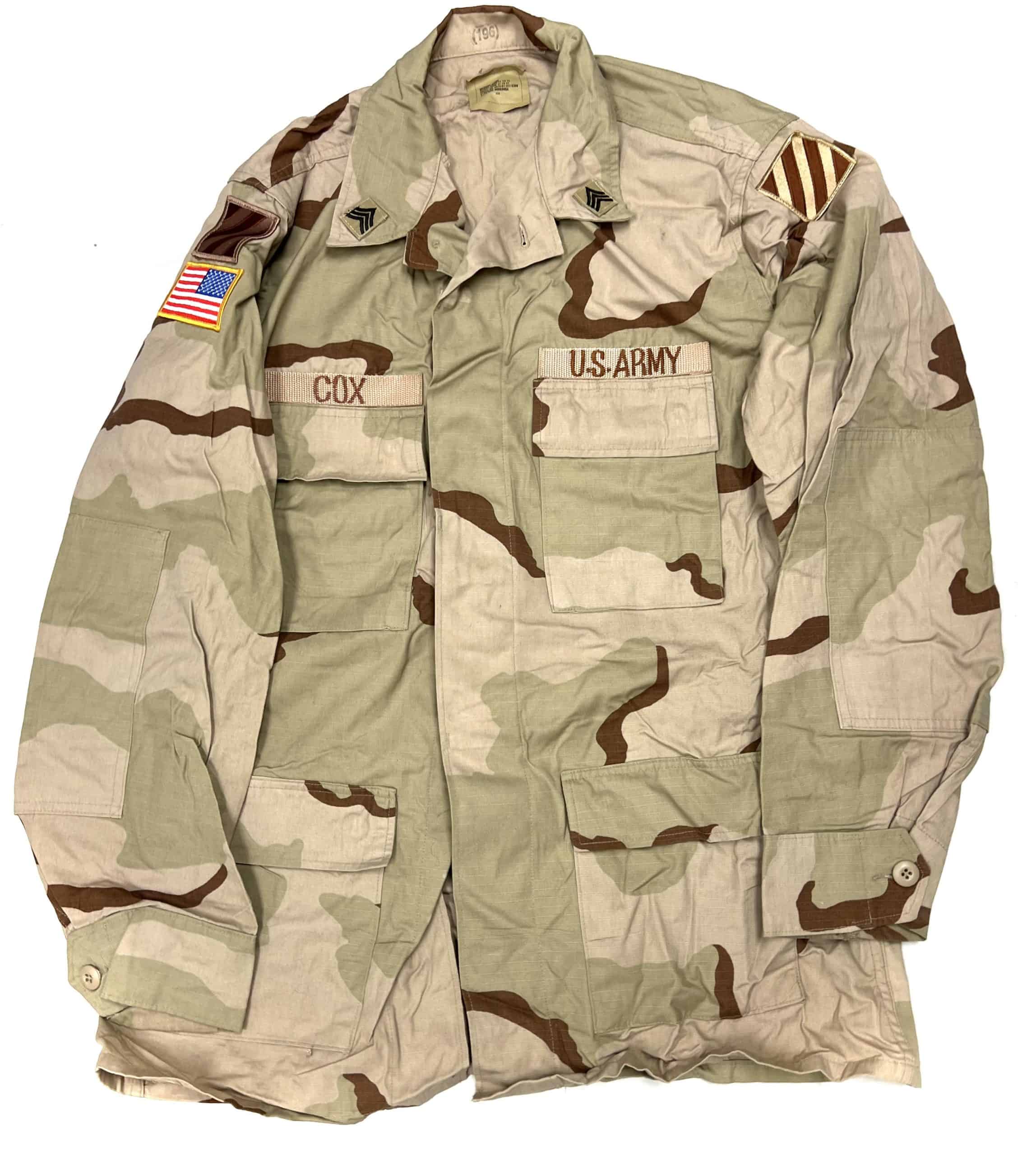 US Army DCU Jacket Theater Double Patched to SGT COX 3rd Infantry ...