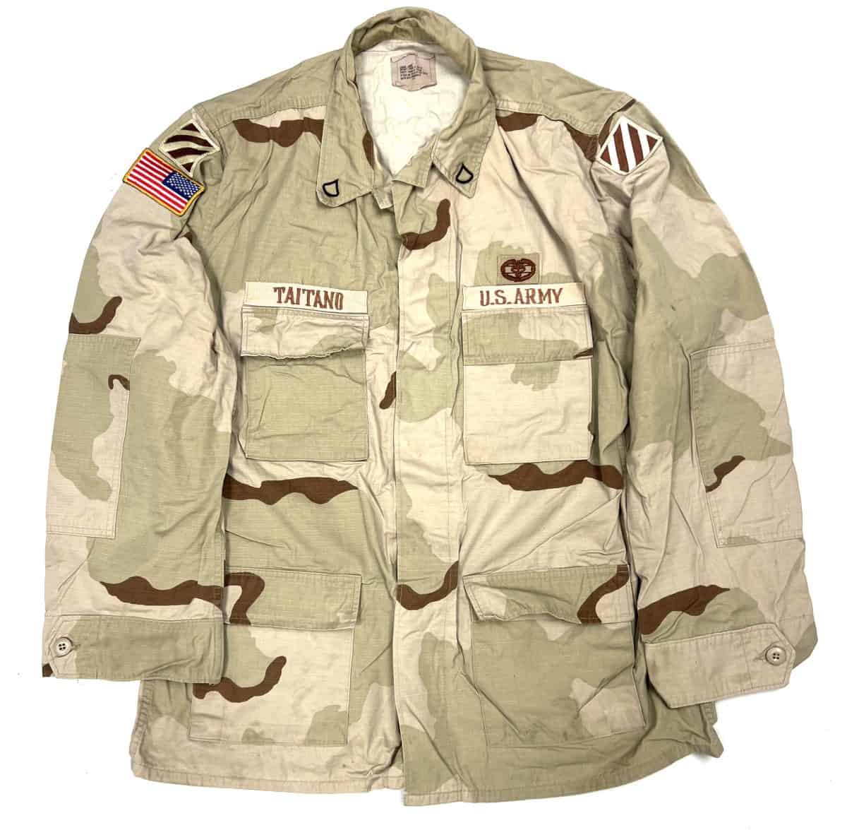 US Army DCU Jacket Patched to PFC TAITANO 3rd Infantry Div CFMB Combat ...