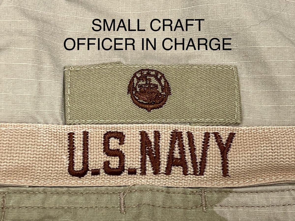 US Navy Officer's DCU LT McFARLAND Small Craft Officer - Enemy Militaria