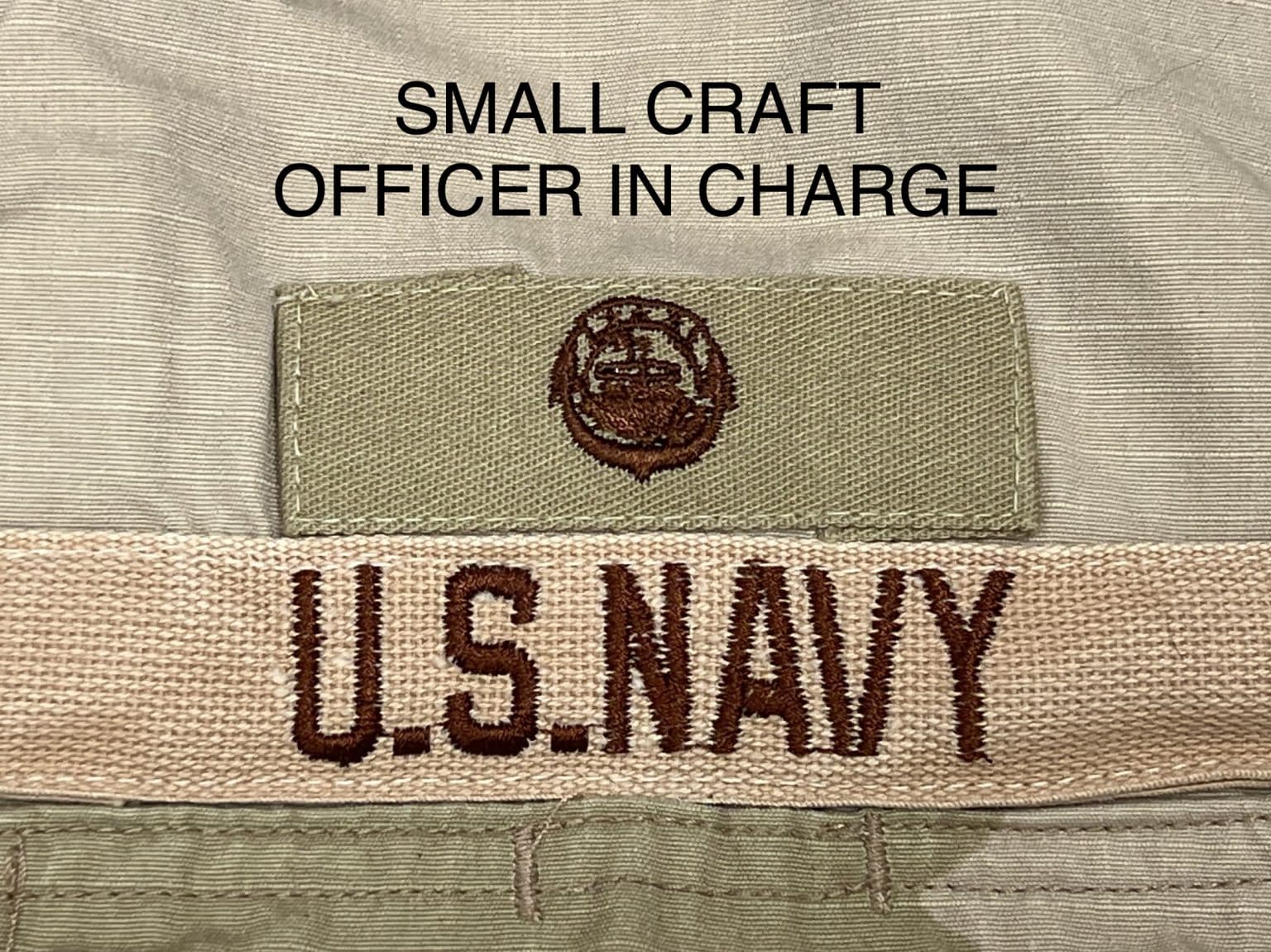 US Navy Officer's DCU LT McFARLAND Small Craft Officer - Enemy Militaria