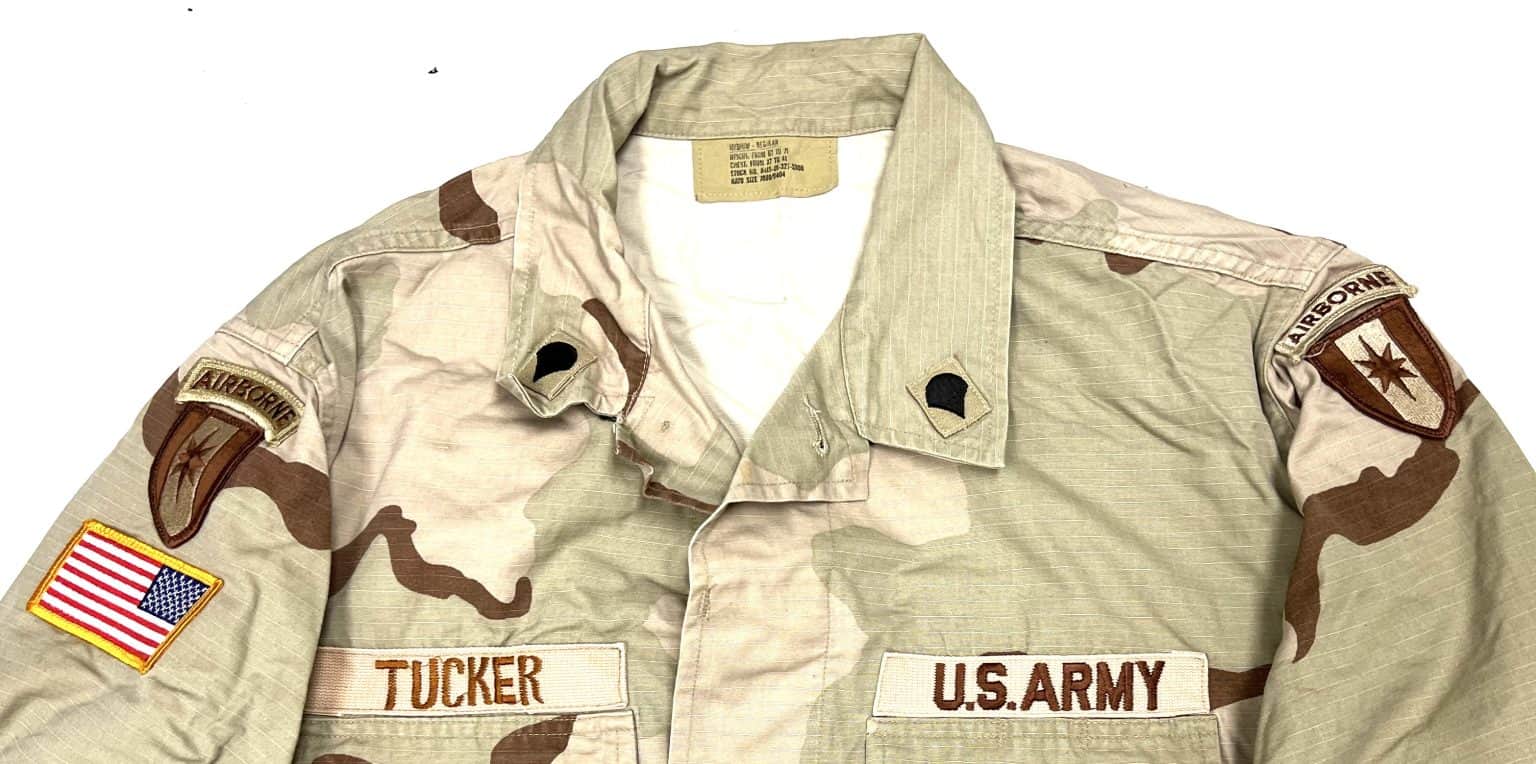 US Army DCU Jacket Patched to SPEC TUCKER 44th Medical Airborne - Enemy ...