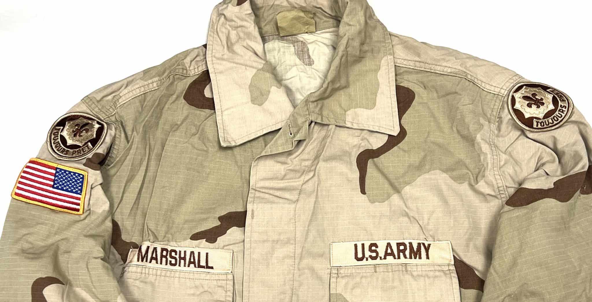 US Army DCU Jacket Double Patched to MARSHALL 3rd Armored Cavalry ...