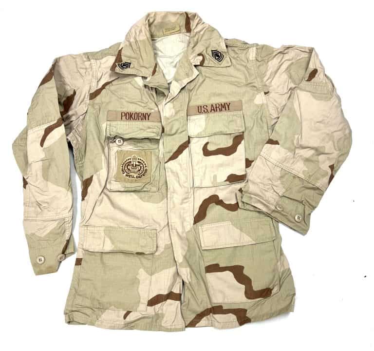 US Army DCU Jacket Patched to 1SG POKORNY Drill Sergeant Iraqi Patches ...