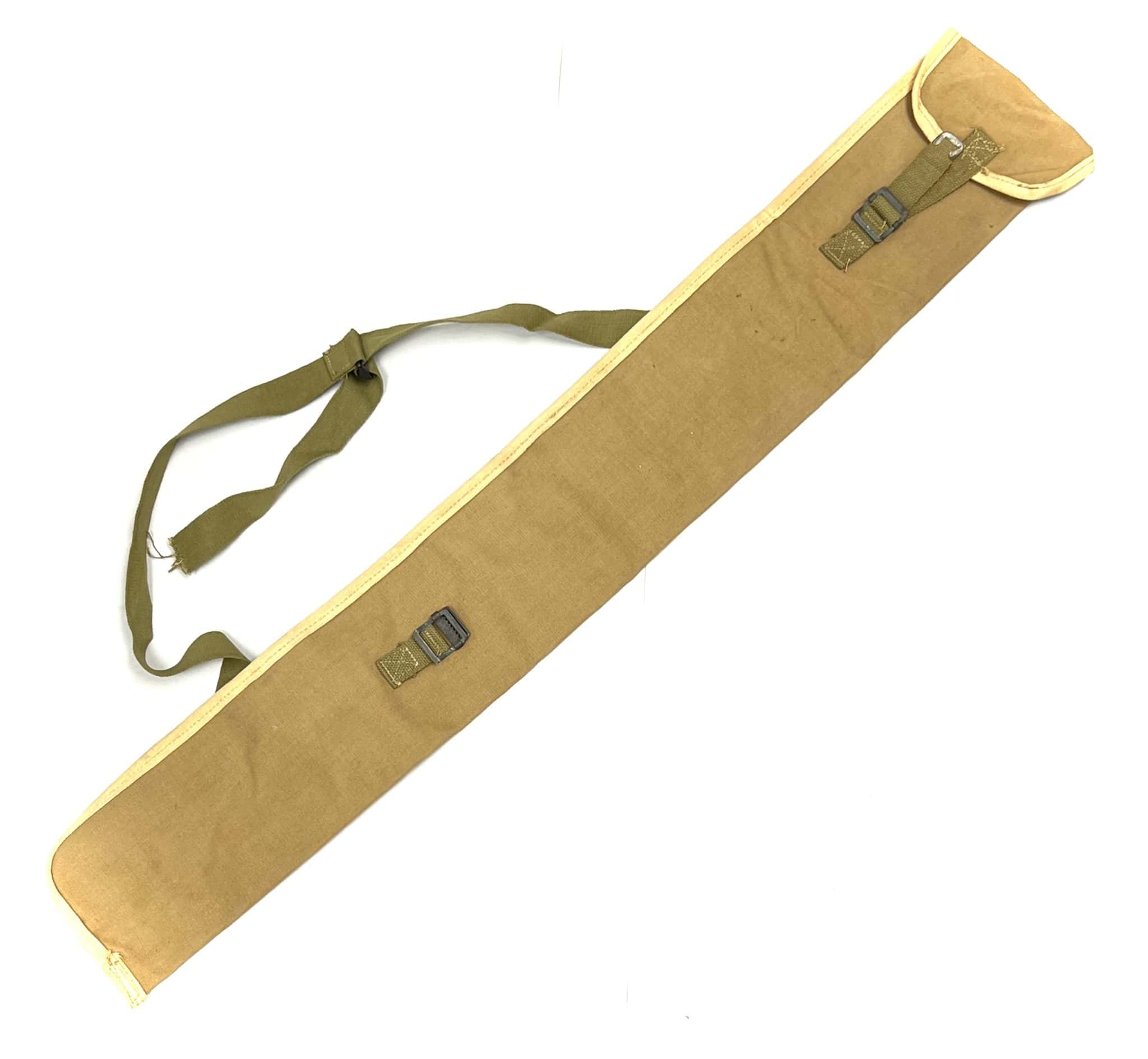 WW2 USMC Landing Beach Marker Flag Bag Carrier - Enemy Militaria