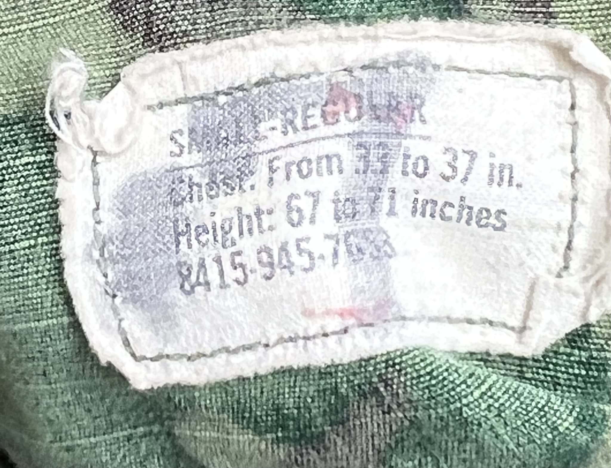 USMC 1969 Brown Dominant ERDL Camouflage Jungle Jacket - Enemy Militaria
