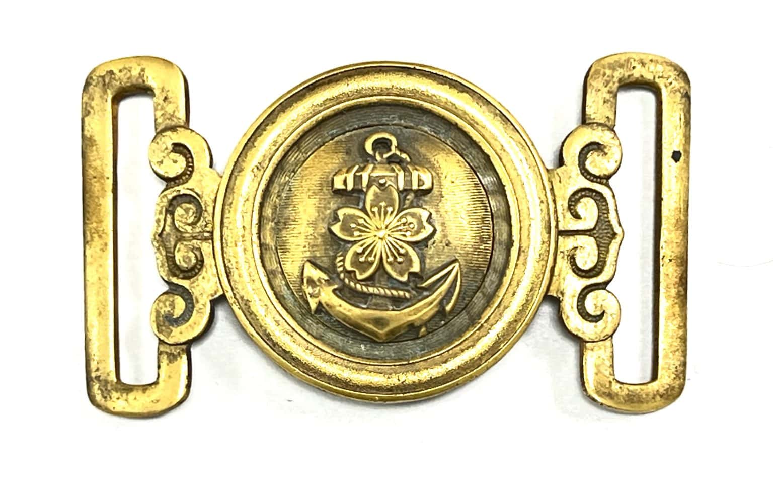 WW2 Japanese Navy Sword Belt Buckle - Enemy Militaria