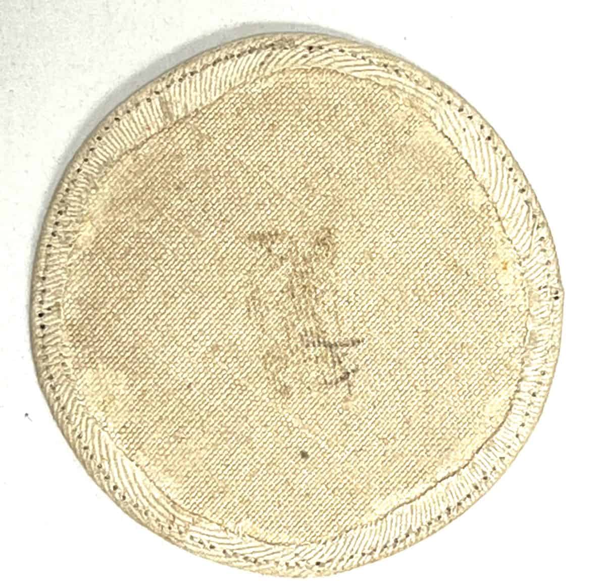 WW2 Japanese Navy Seaman 2nd Class Engineer Round Rate on White Cotton ...