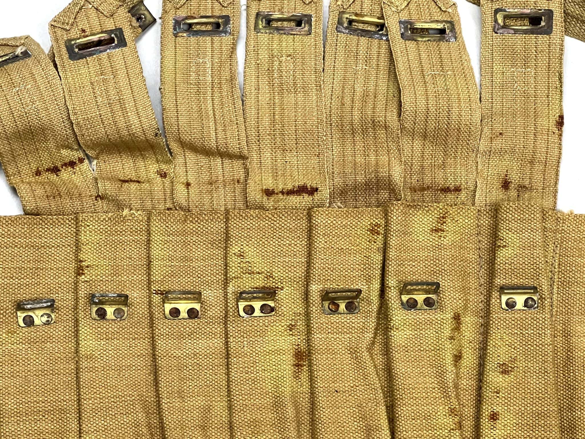 WW2 British Commando 7 pocket Sten Magazine Pouch - Enemy Militaria