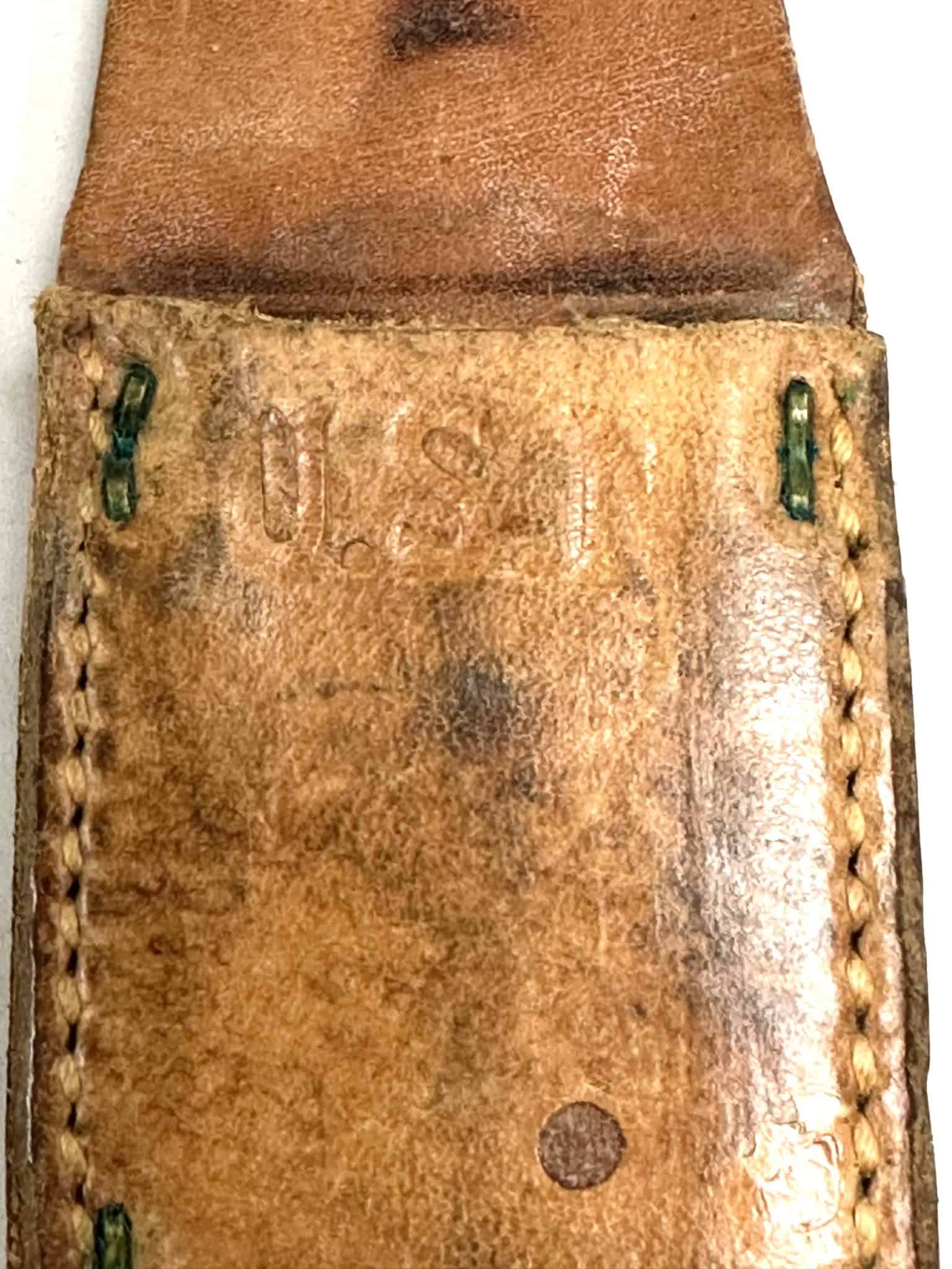 WW2 US Navy Mark 2 Fighting Knife Scabbard BOYT 1943 - Enemy Militaria