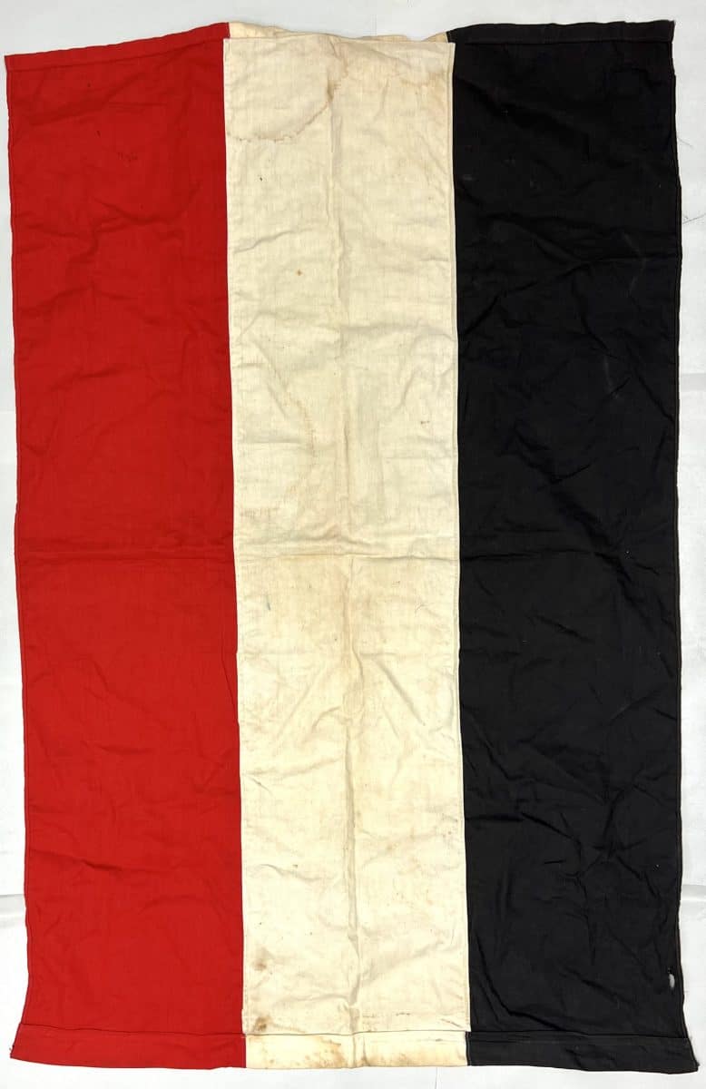 WW1 Imperial German Tri Color Flag - Enemy Militaria