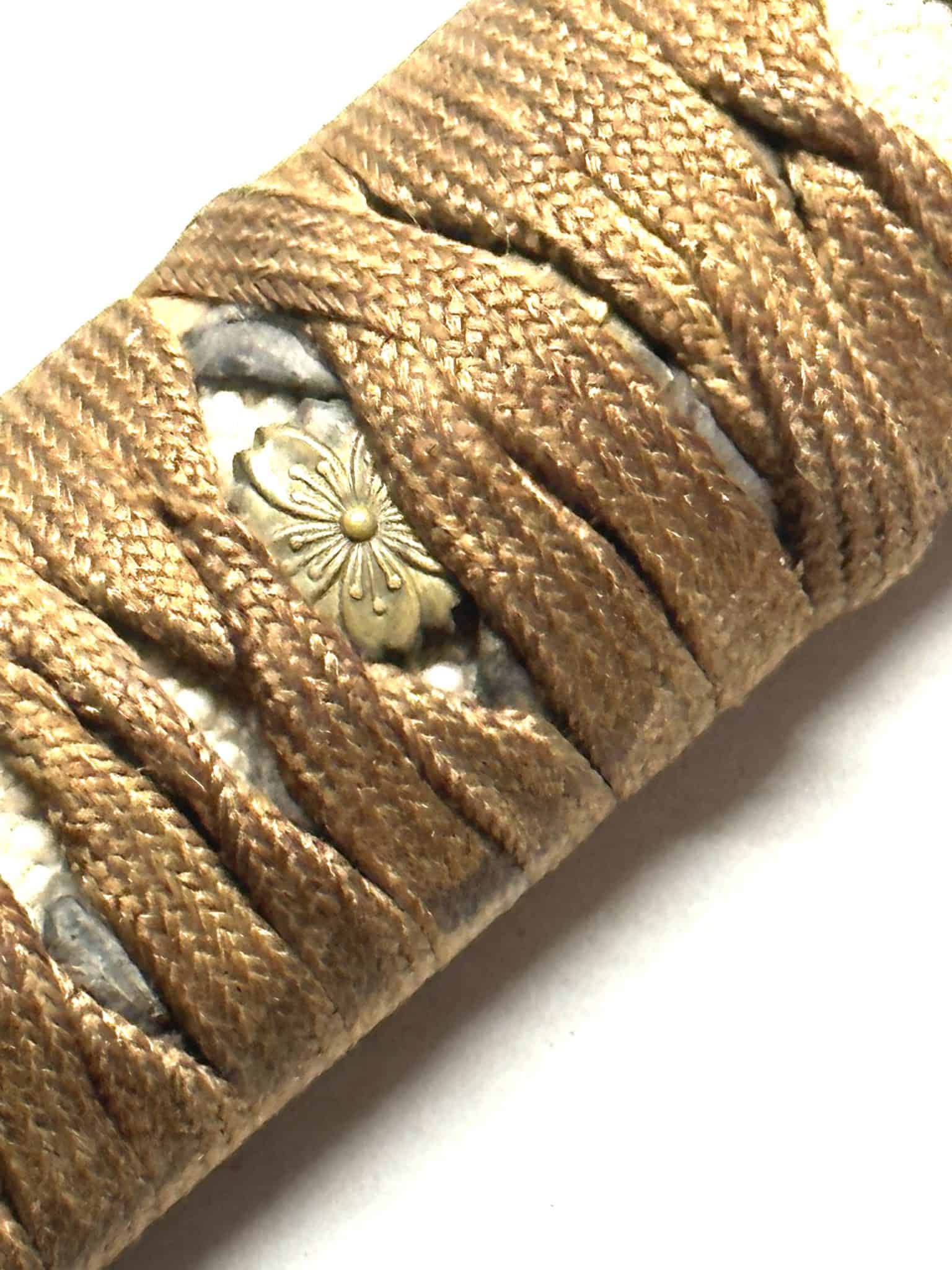 WW2 Japanese Army Officer's Sword Gunto Katana Handle with Menuki ...