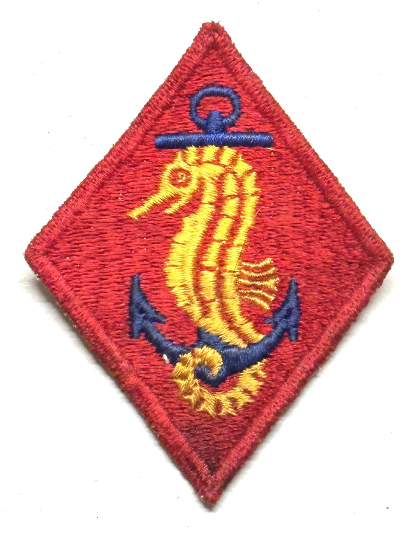 WW2 USMC Ships Detachment Sea Service Patch - Enemy Militaria