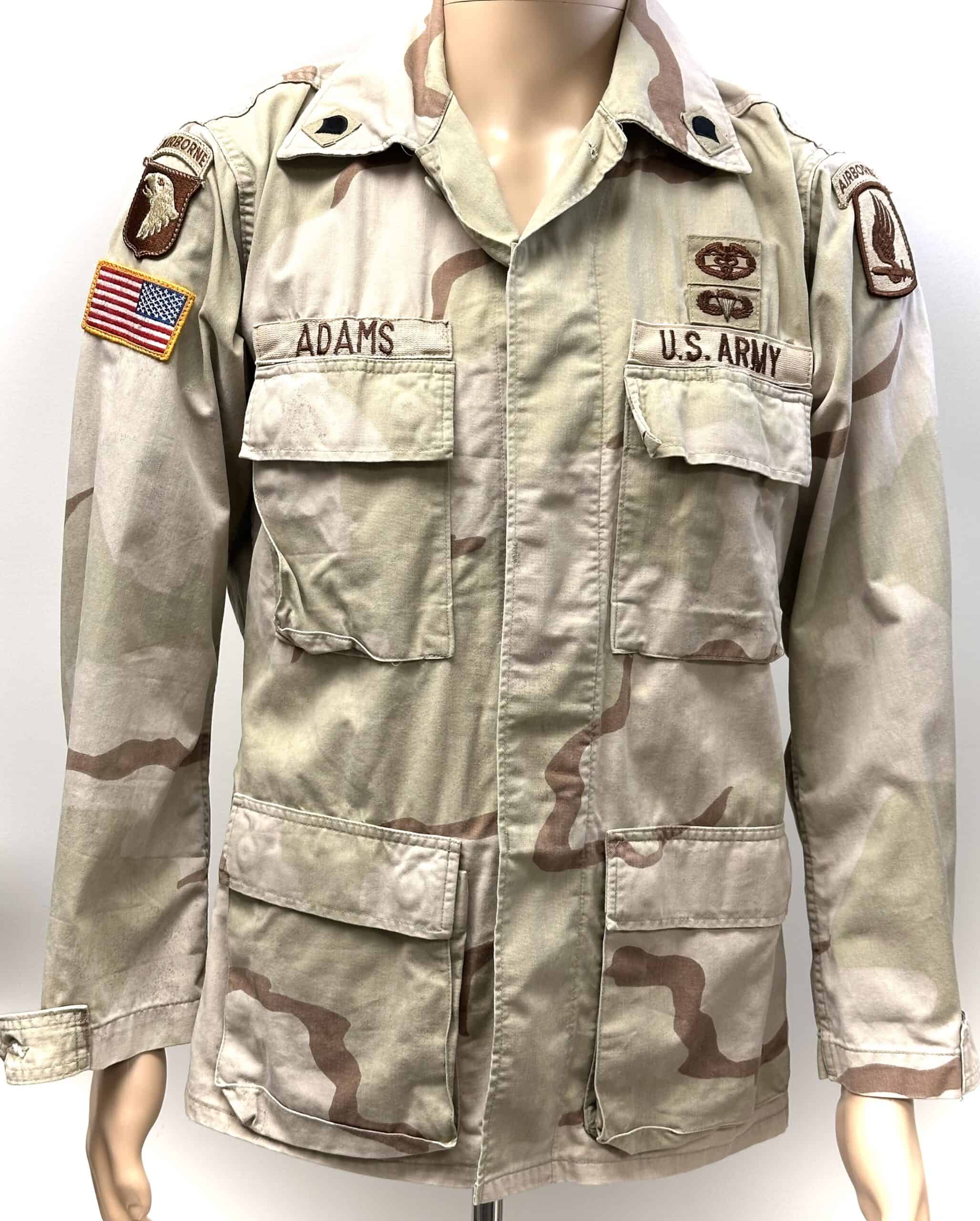 US Army DCU Jacket Patch to SPC Adams 173rd and 101st Airborne CFMB ...