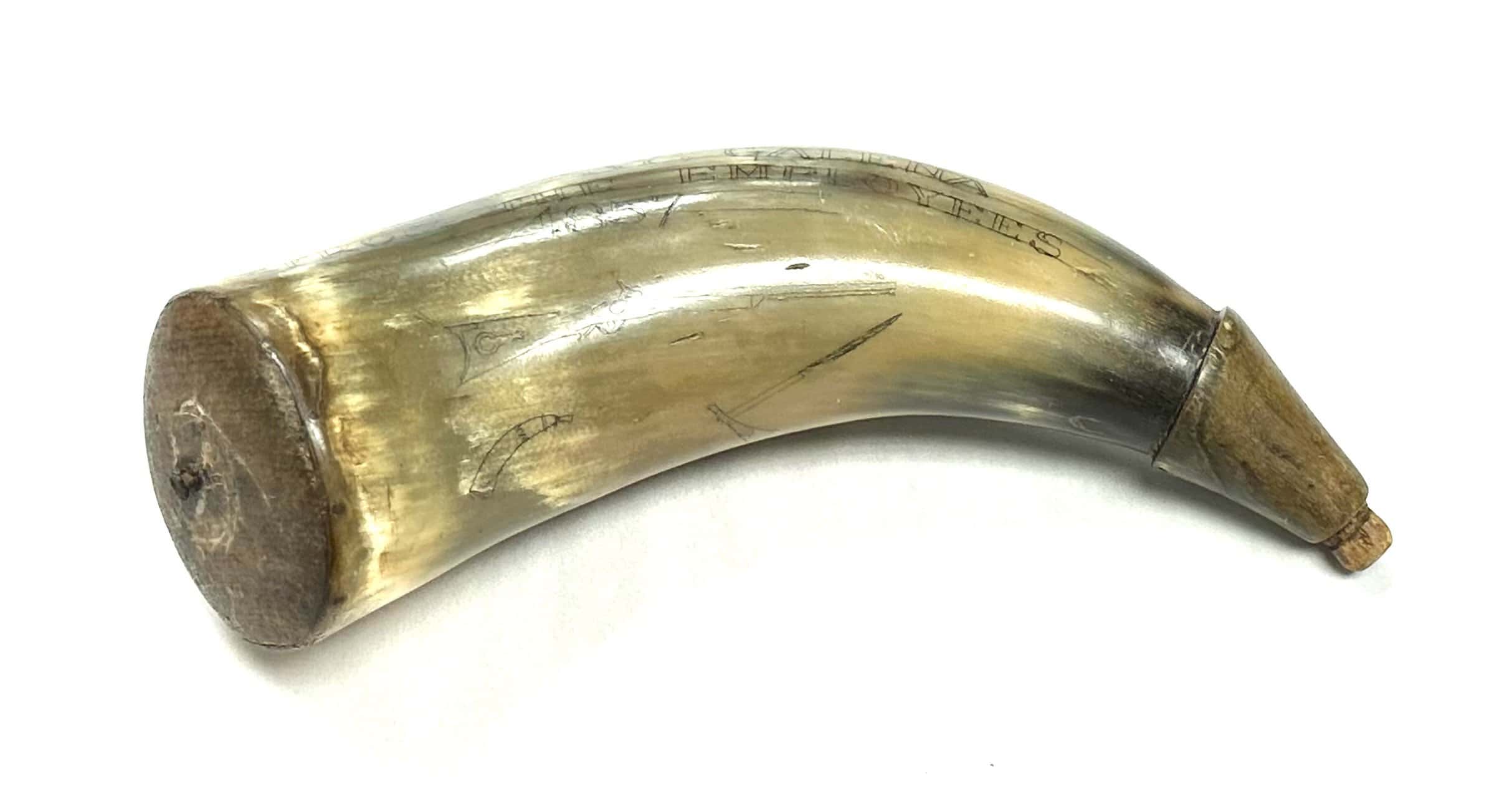 Presentation Powder Horn to Jasper Adalmon Maltby who became a General ...