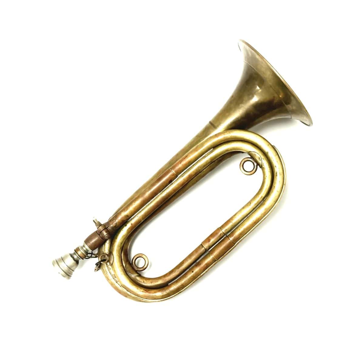 WW2 Japanese Army & Navy Bugle Marked - Enemy Militaria