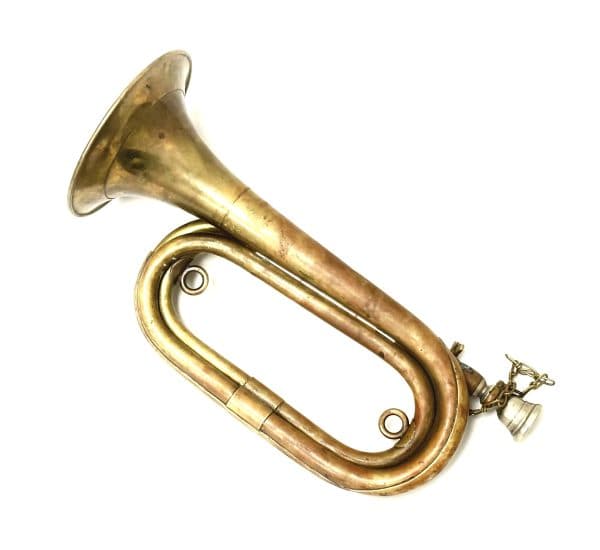 WW2 Japanese Army & Navy Bugle Marked - Enemy Militaria