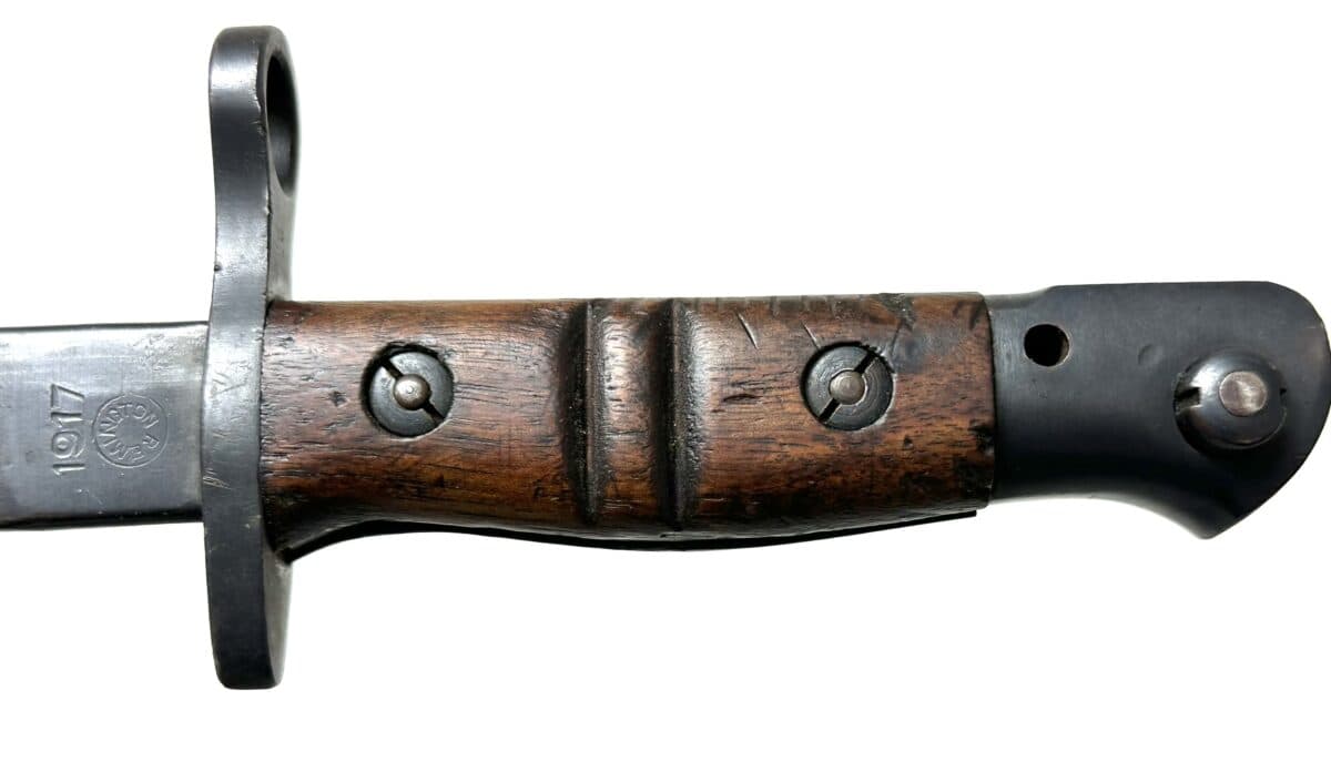 WW1 US Bayonet Remington Model 1917 1st Year Blued - Enemy Militaria