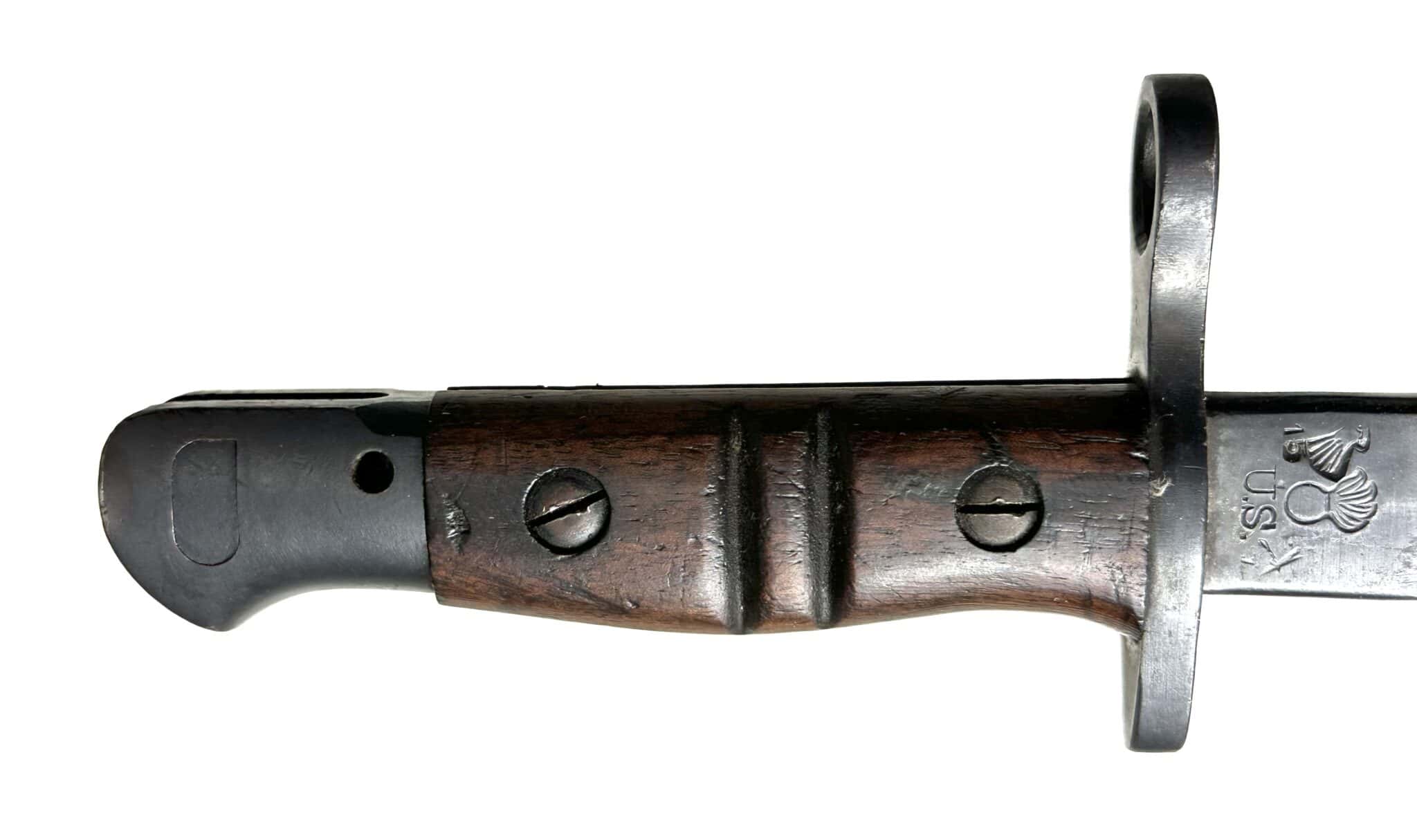 WW1 US Bayonet Remington Model 1917 1st Year Blued - Enemy Militaria