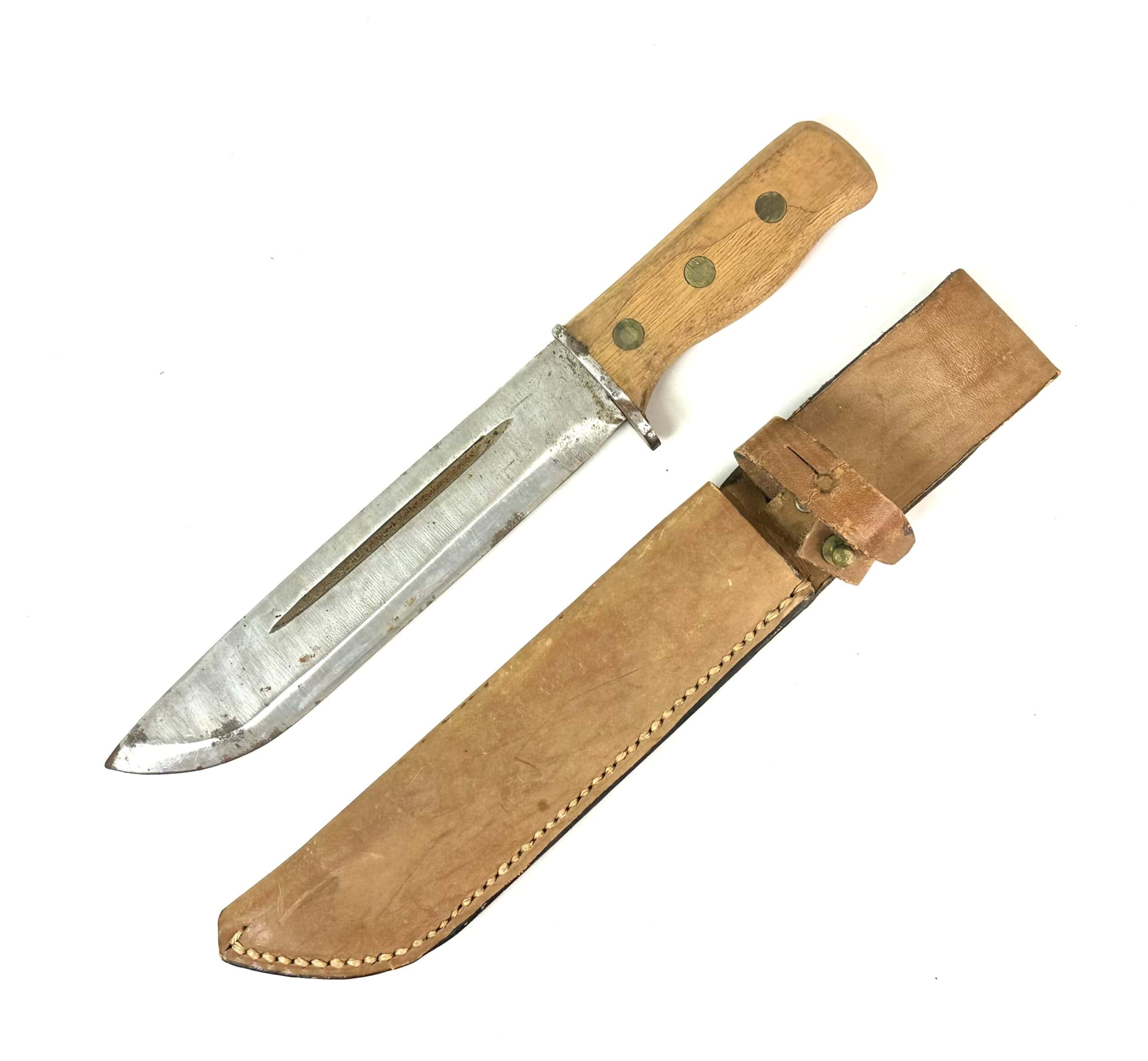 North Vietnamese Army Issue Fighting Knife - Large - Enemy Militaria