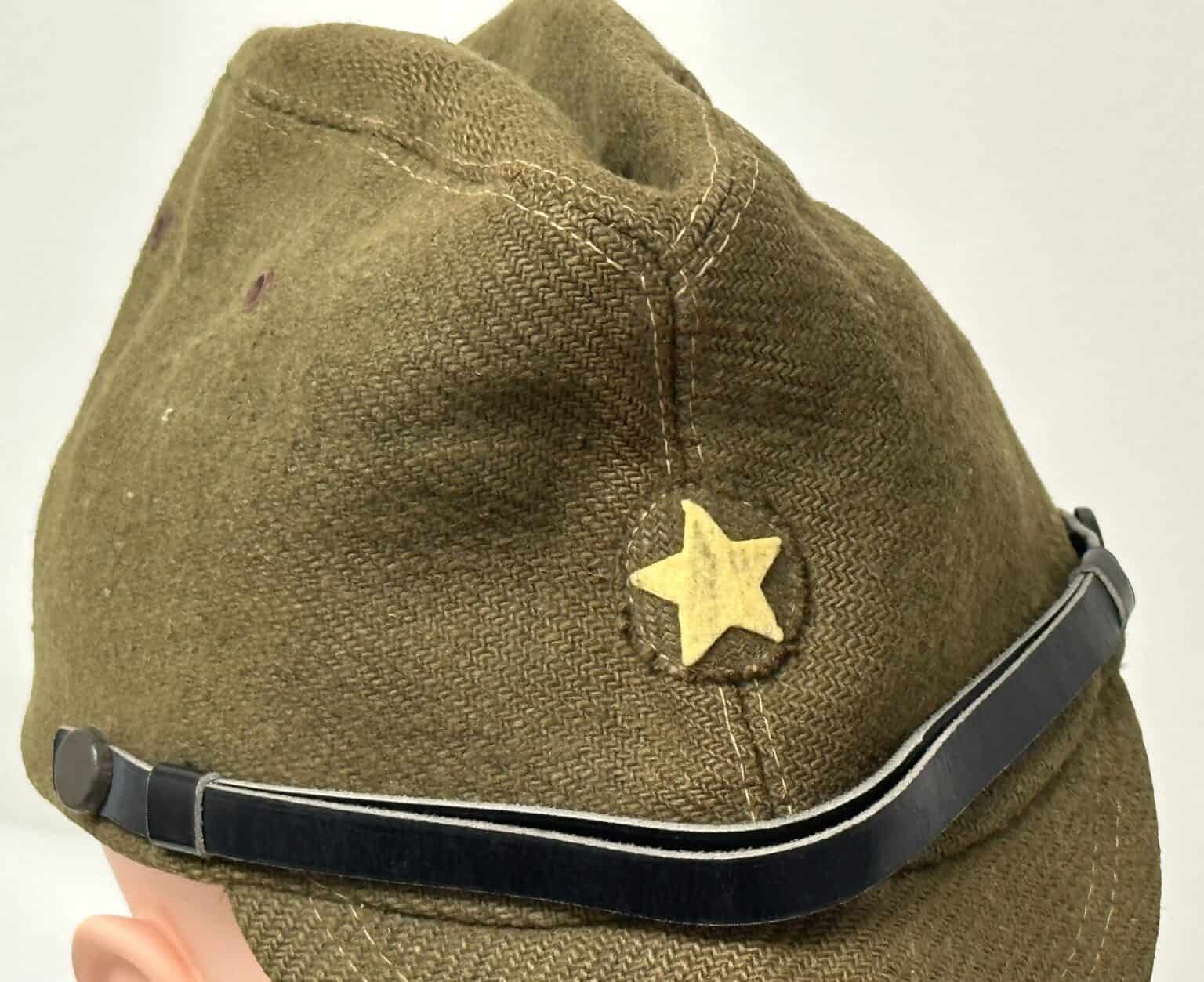 WW2 Japanese Army Officer's Cap - Enemy Militaria