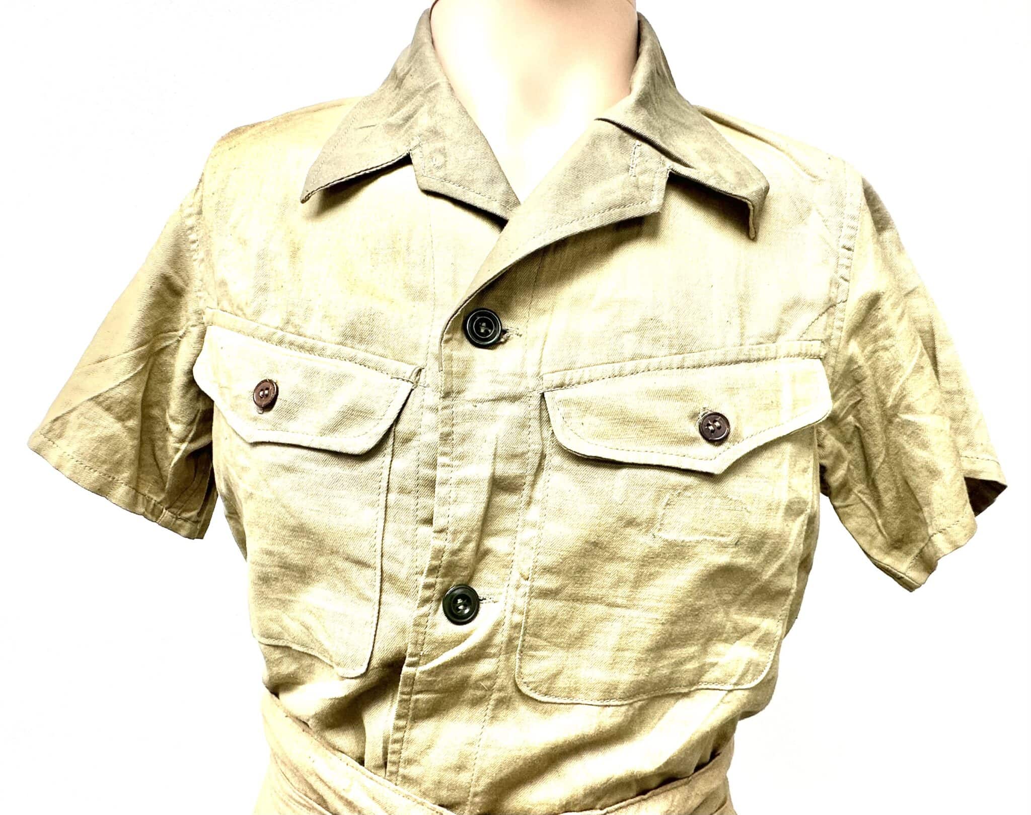 WW2 Japanese Army Tropical Enlisted & NCO Uniform c. 1942 - Enemy Militaria