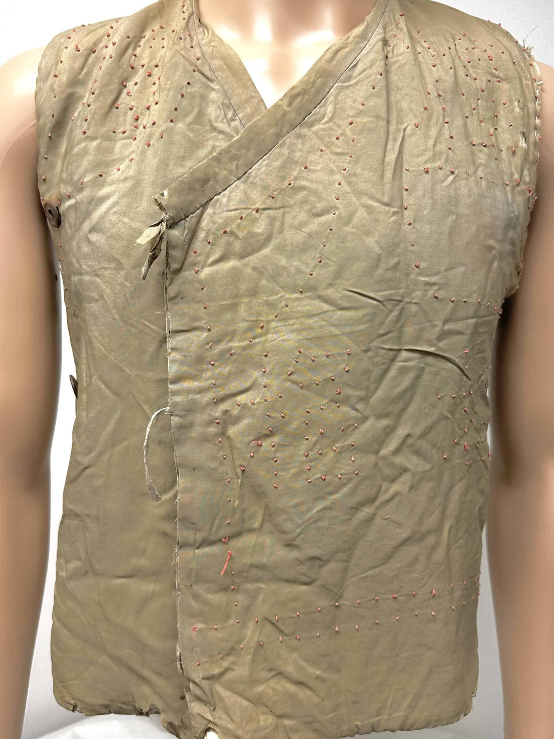WW2 Japanese Good Luck Vest Iwo Jima - Enemy Militaria
