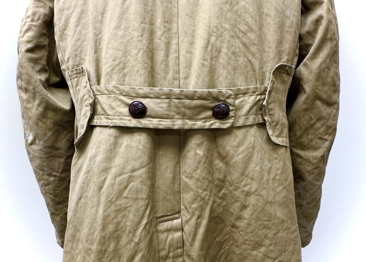 Chinese 1953 Dated Korean War Officers Double Breasted Winter Overcoat ...