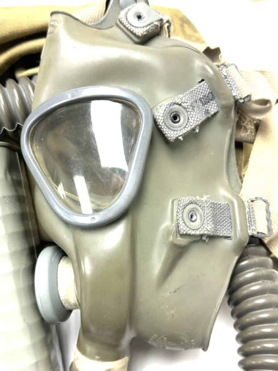 WW2 US Army USMC M3 Service Gas Mask Jan 1942 - Enemy Militaria
