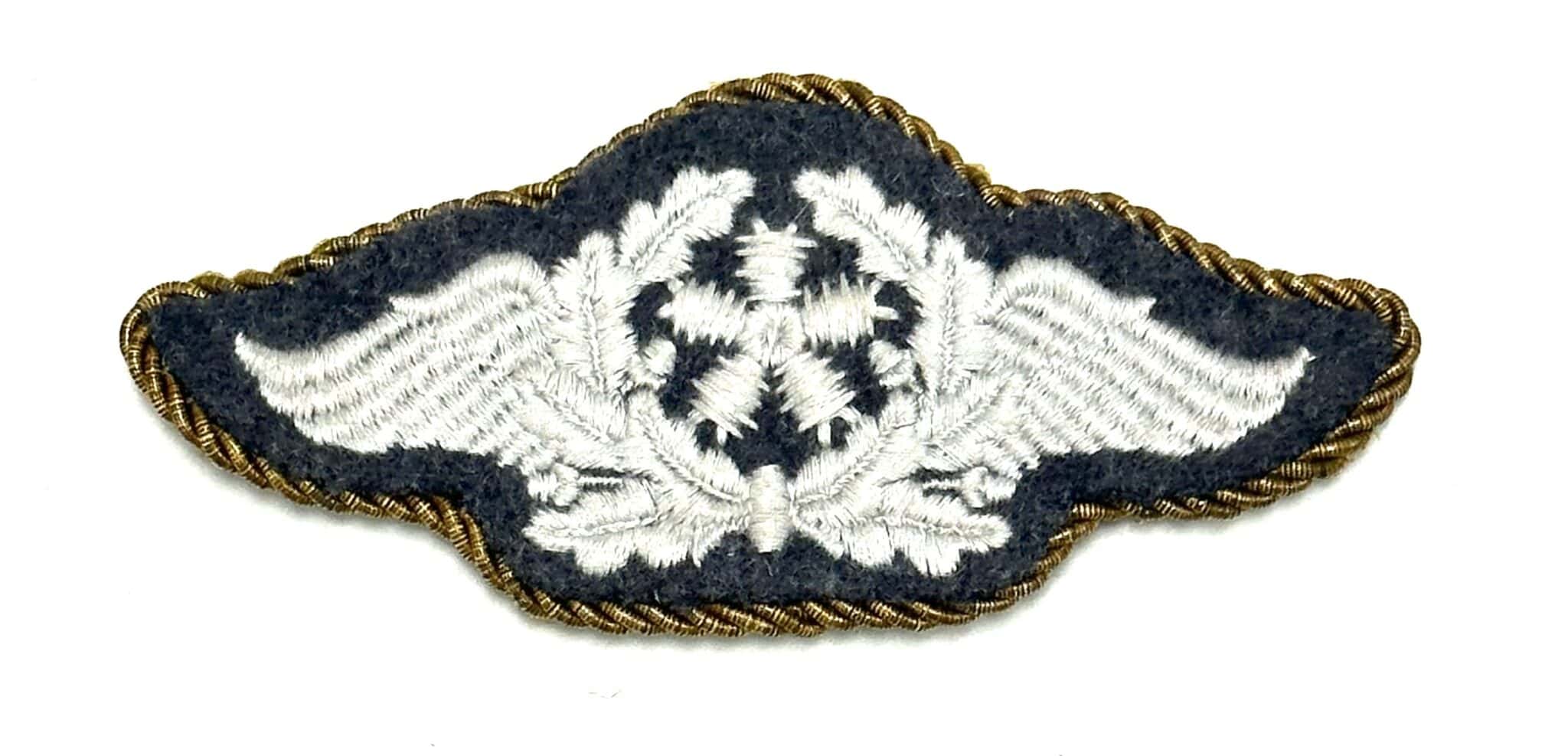 WW2 German Luftwaffe Master Flight Technician Insignia Gray Wool ...