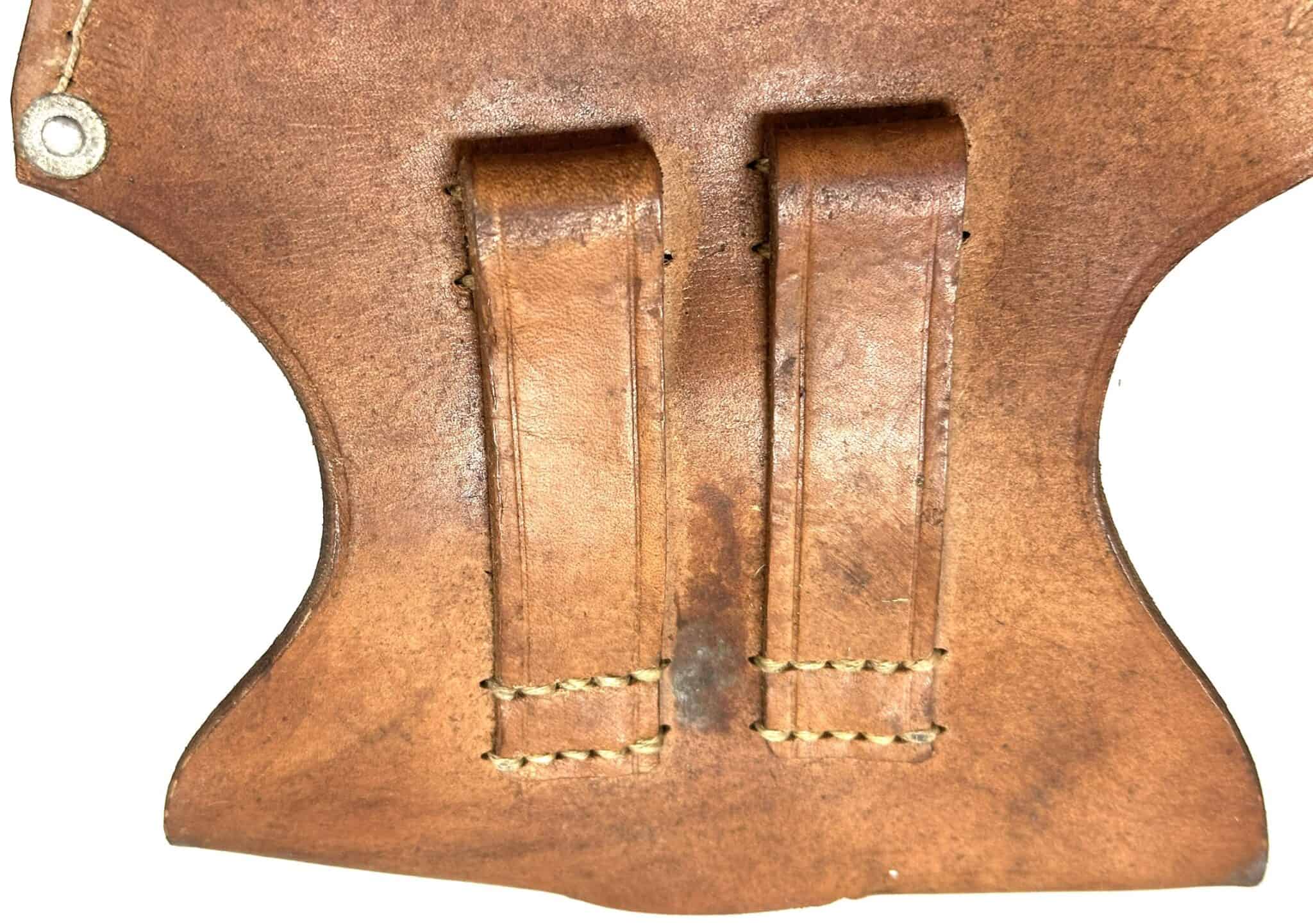 North Vietnamese Army E-tool Entrenching Tool Named with Leather Belt ...