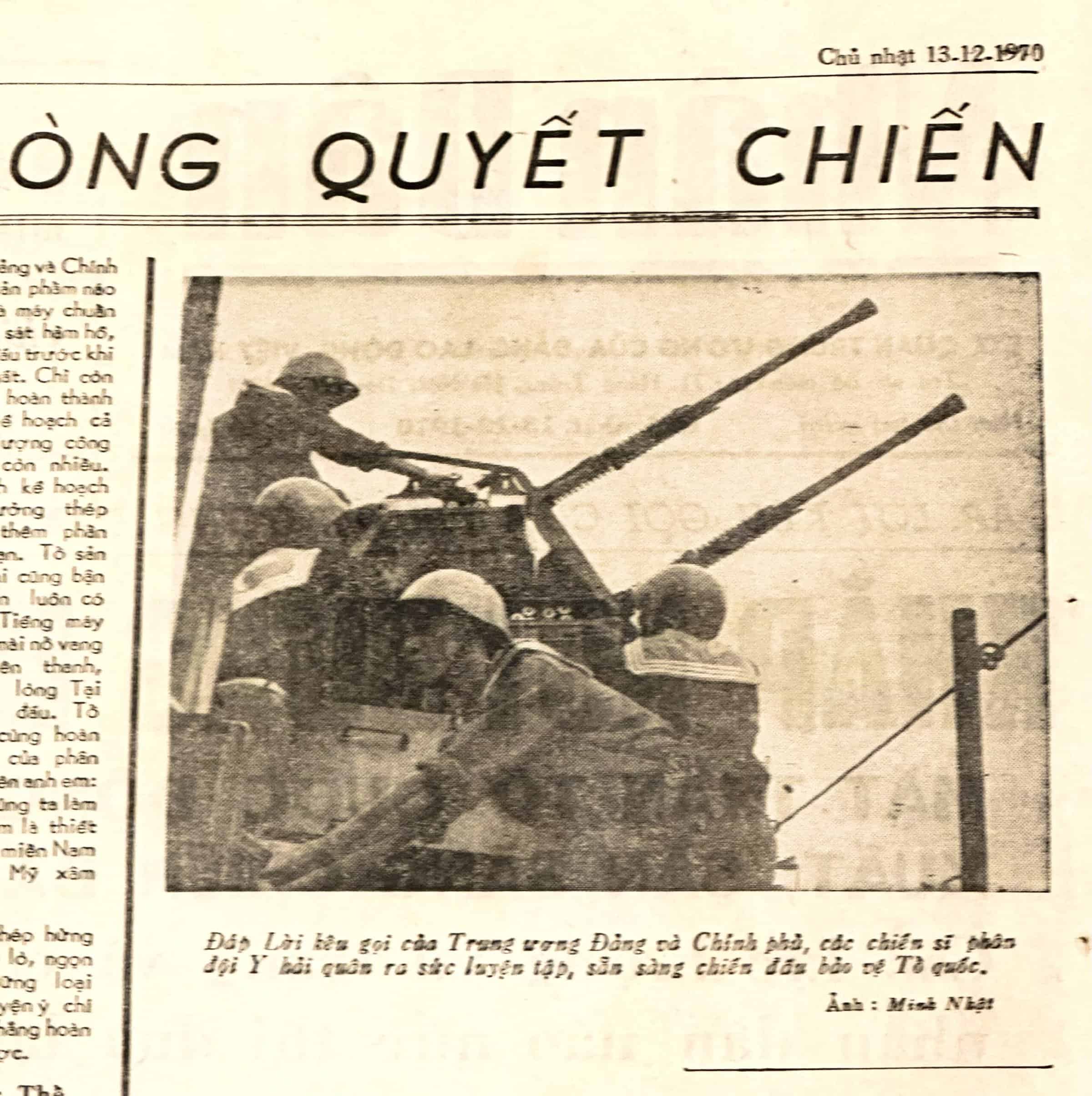 North Vietnamese Army Newspaper December 13, 1970 Anti-Aircraft - Enemy ...