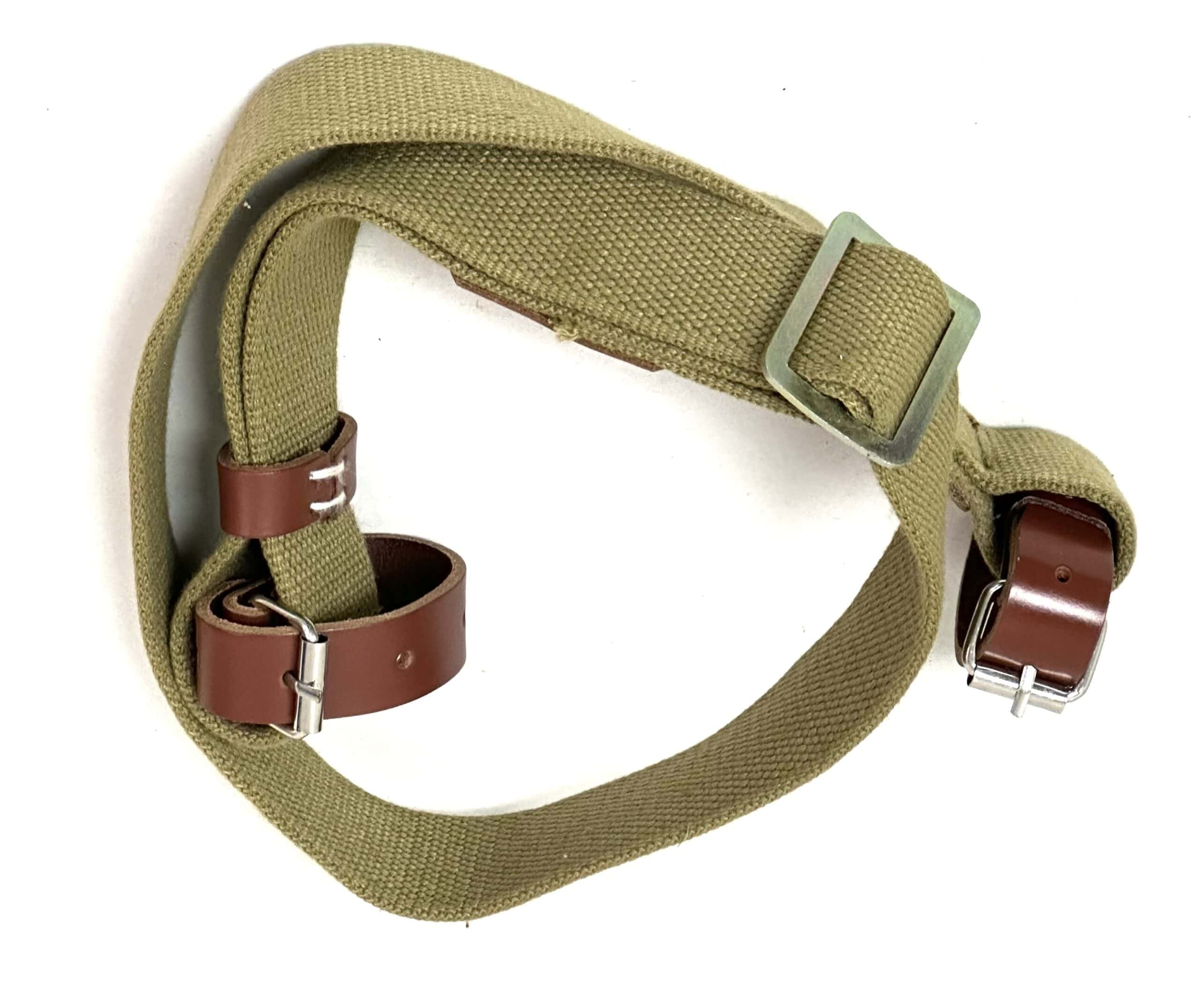 Chinese Type 53 Carbine Sling with Dog Collar Loops 1970s - Enemy Militaria